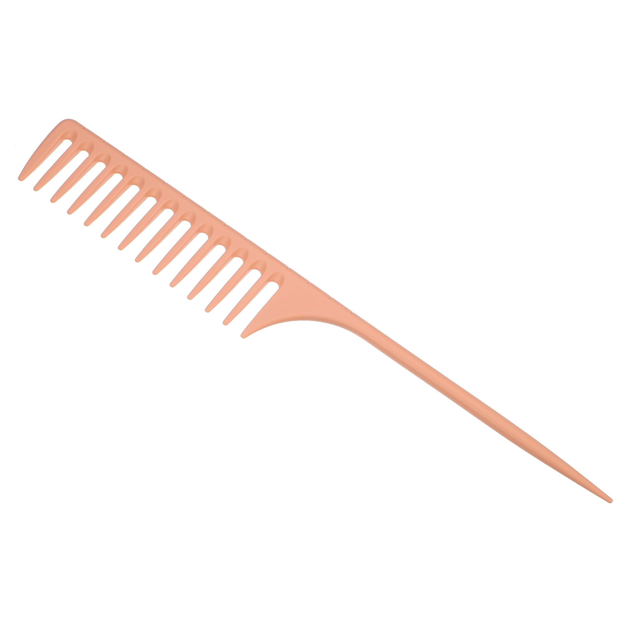 Unique Bargains Wide Tooth Rat Tail Comb Plastic Long Tail Comb Tip ...