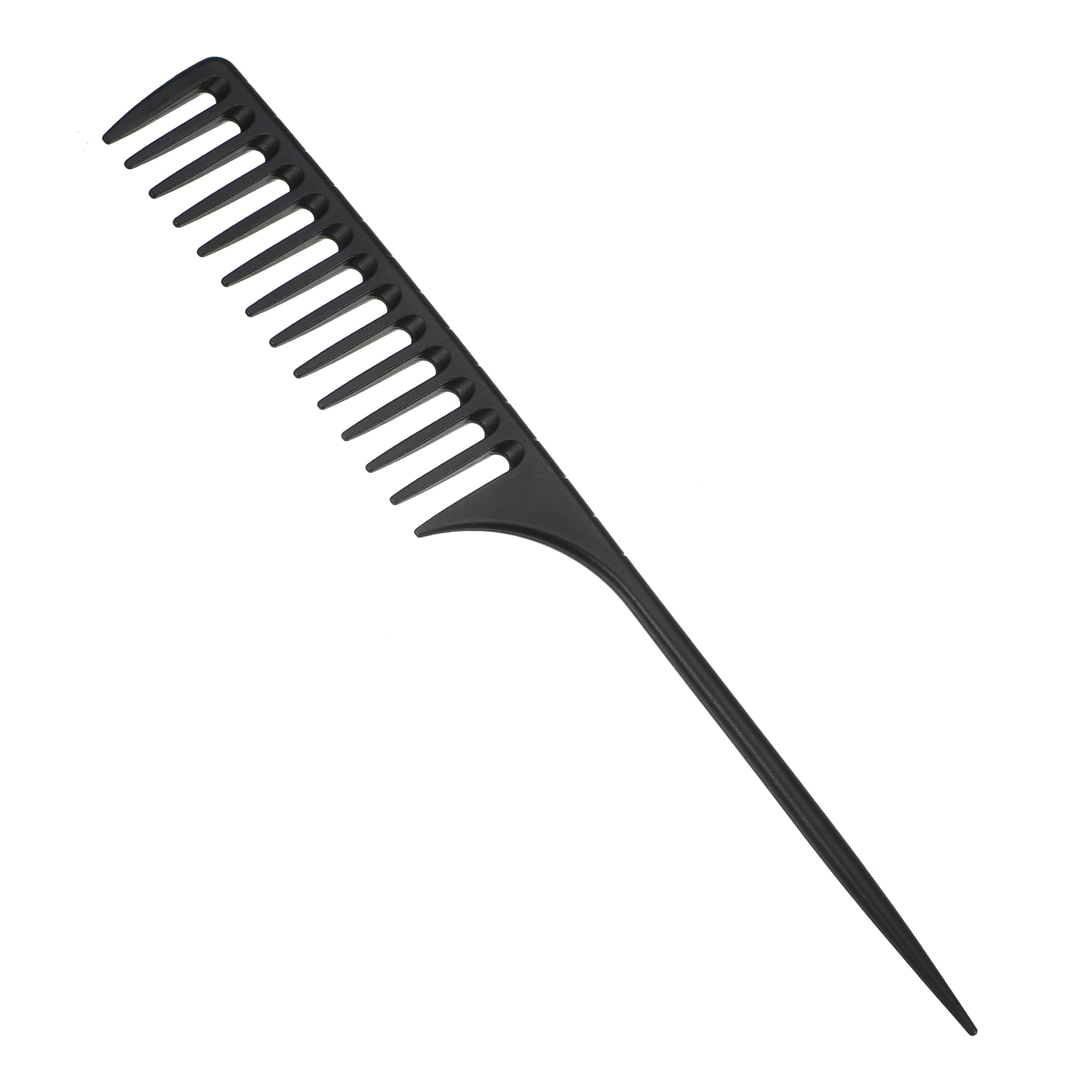Unique Bargains Wide Tooth Rat Tail Comb Plastic for Wet Curly Hair for ...