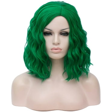 Unique Bargains Human Hair Wigs for Women Lady 12" Multicolour Wigs ...