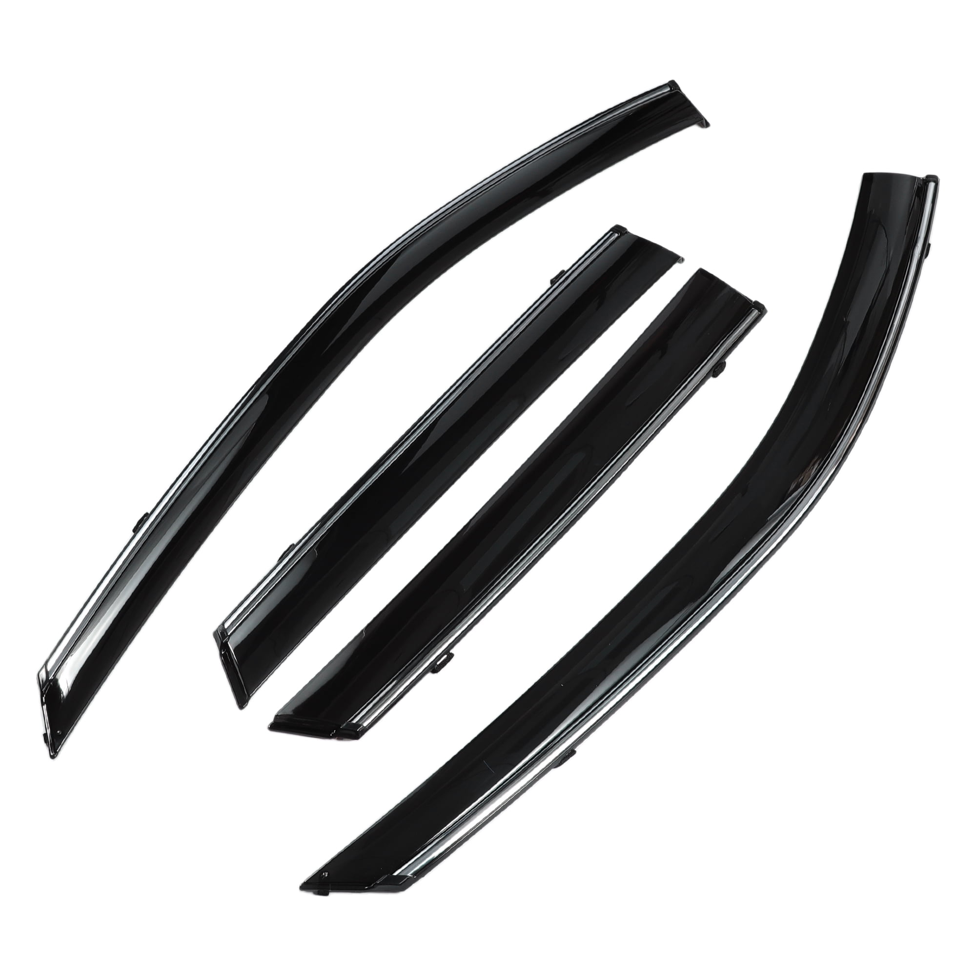 Unique Bargains Window Deflectors Car Side Window Vent Visors for ...