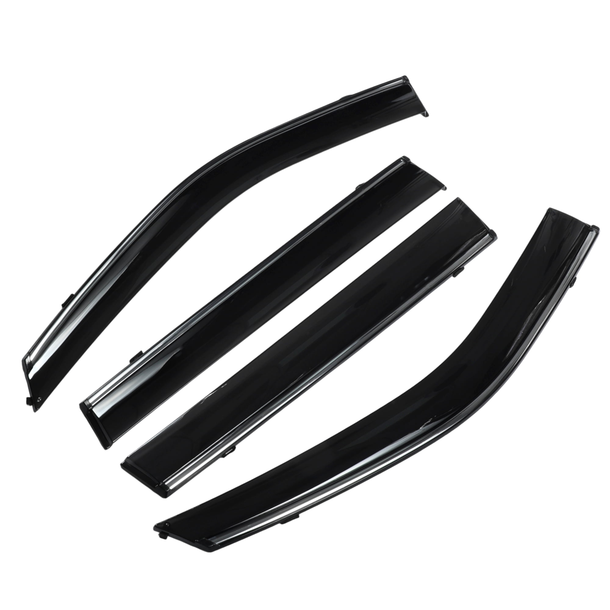 Unique Bargains Window Deflectors Side Window Vent Visors for Jeep ...