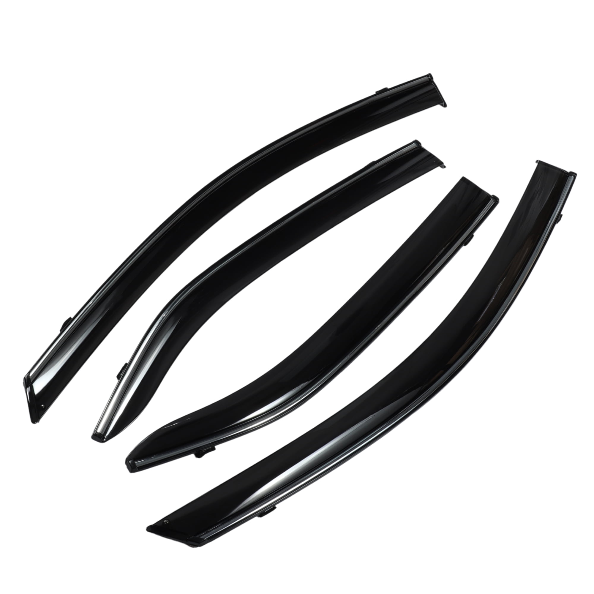 Unique Bargains Window Deflectors Side Window Vent Visors for Toyota ...