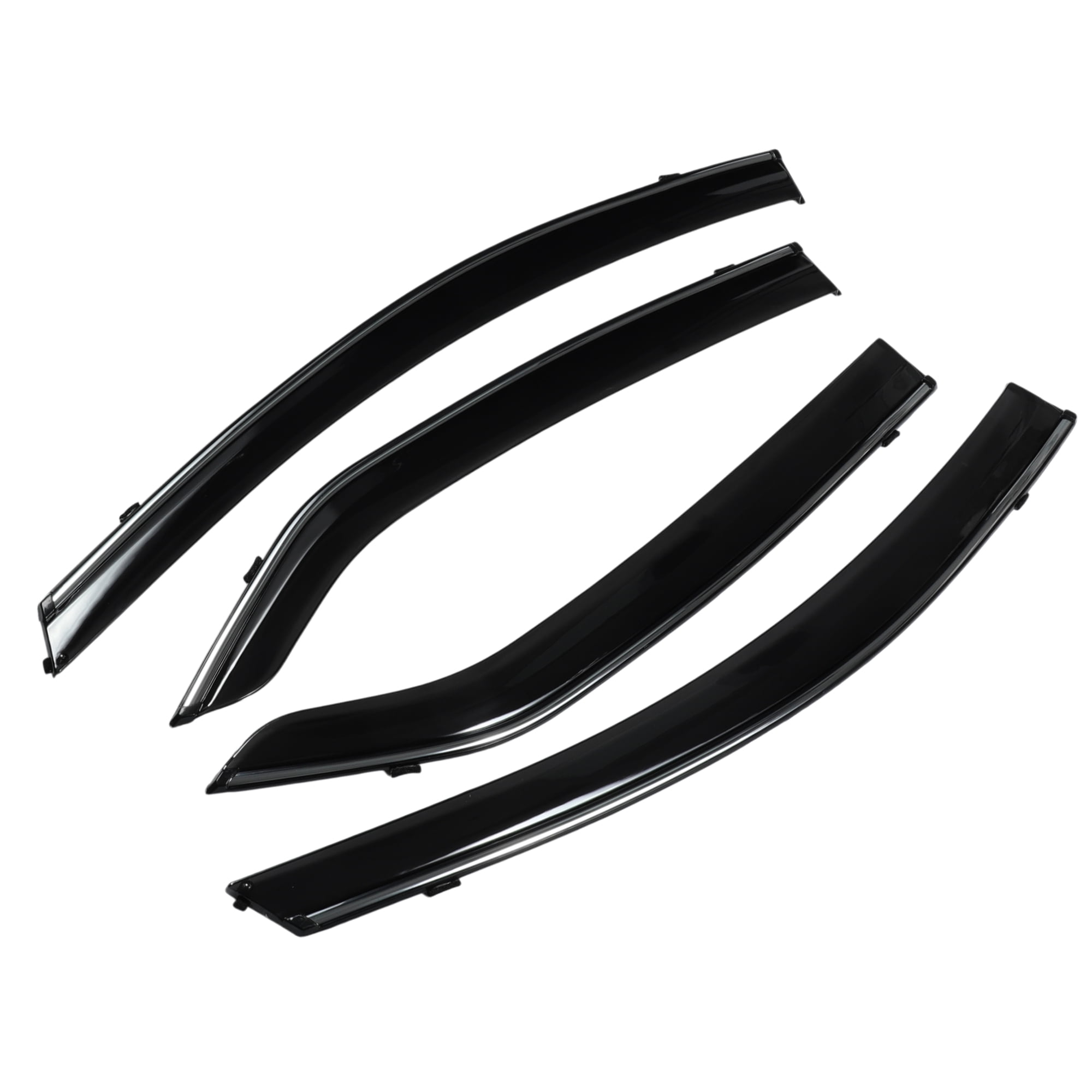 Unique Bargains Window Deflectors Side Window Vent Visors for Toyota ...
