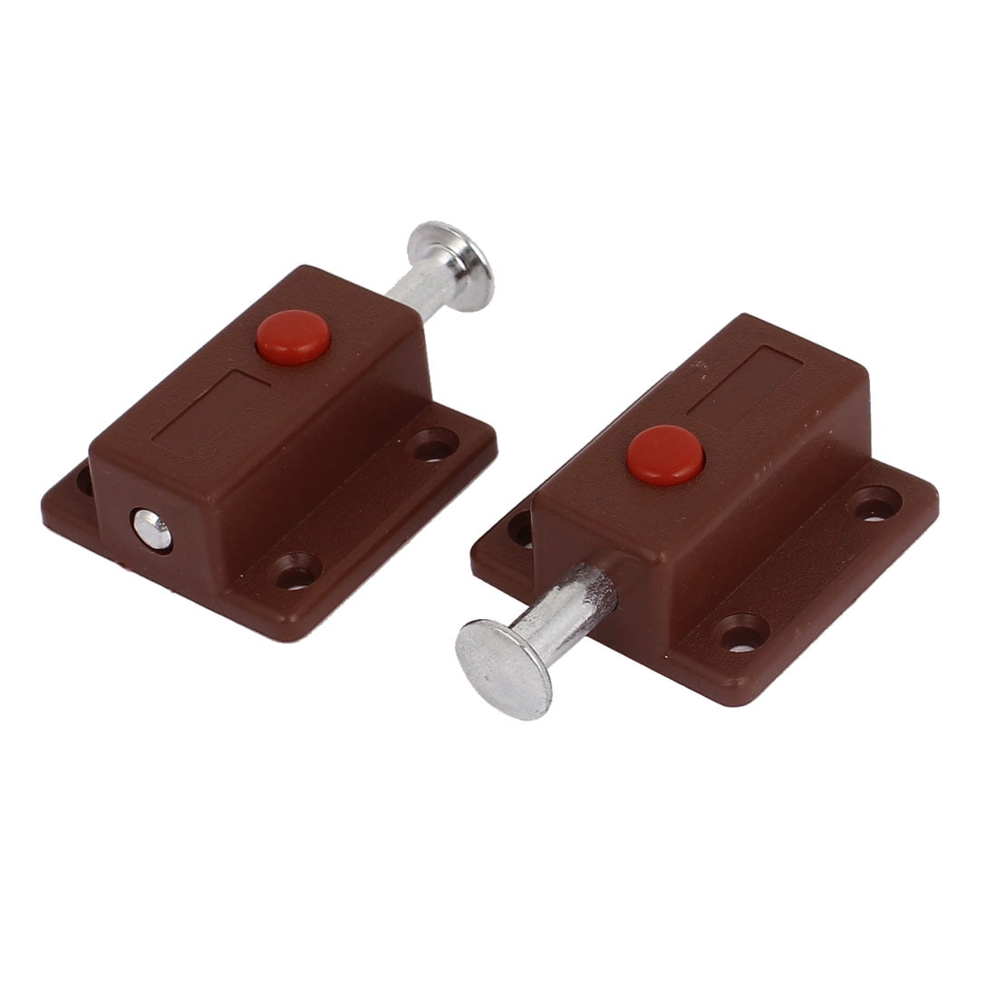 Unique Bargains Window Furniture Push Button Spring Load Automatic Door ...
