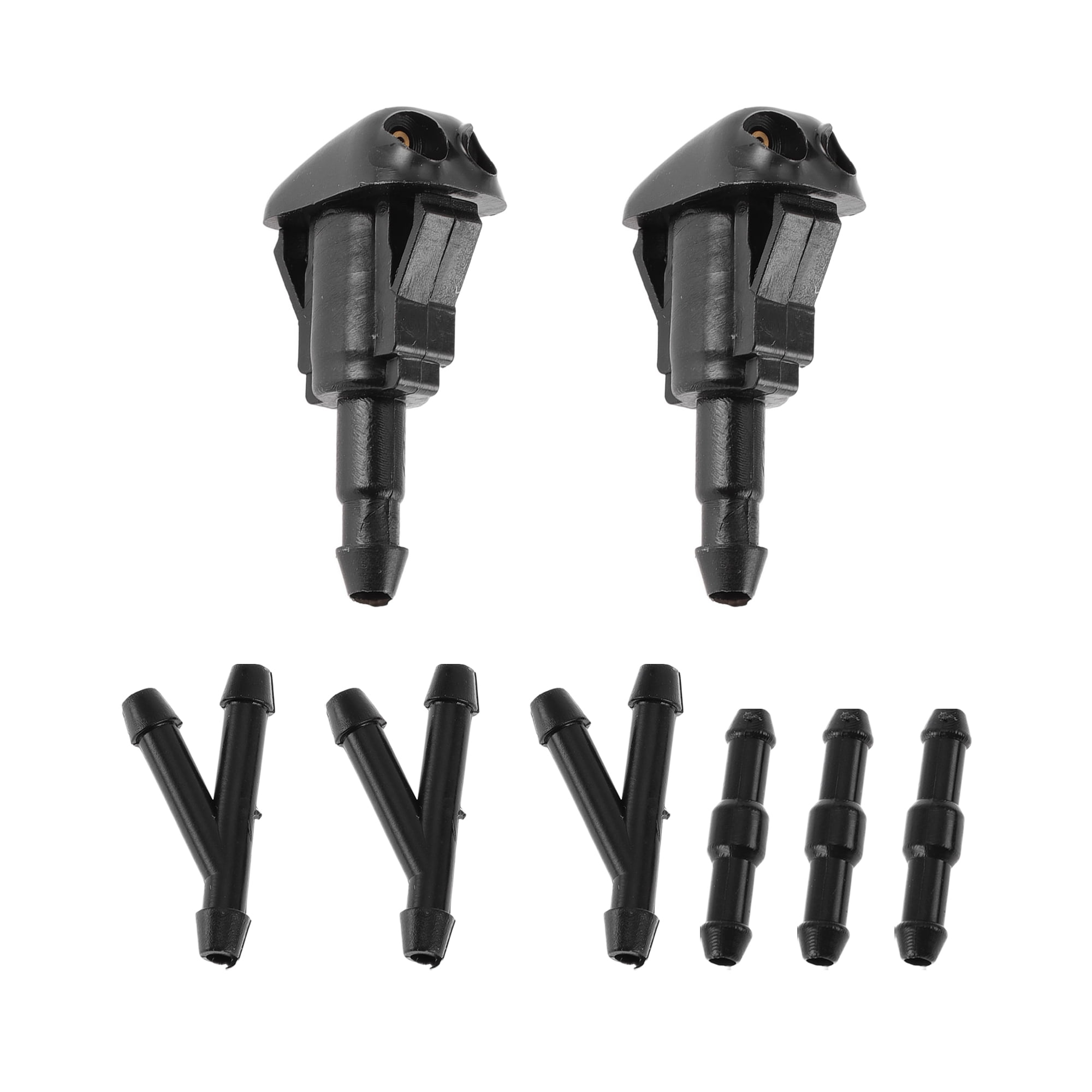 Unique Bargains Windshield Washer Nozzle w/ Hose Connector for Toyota ...