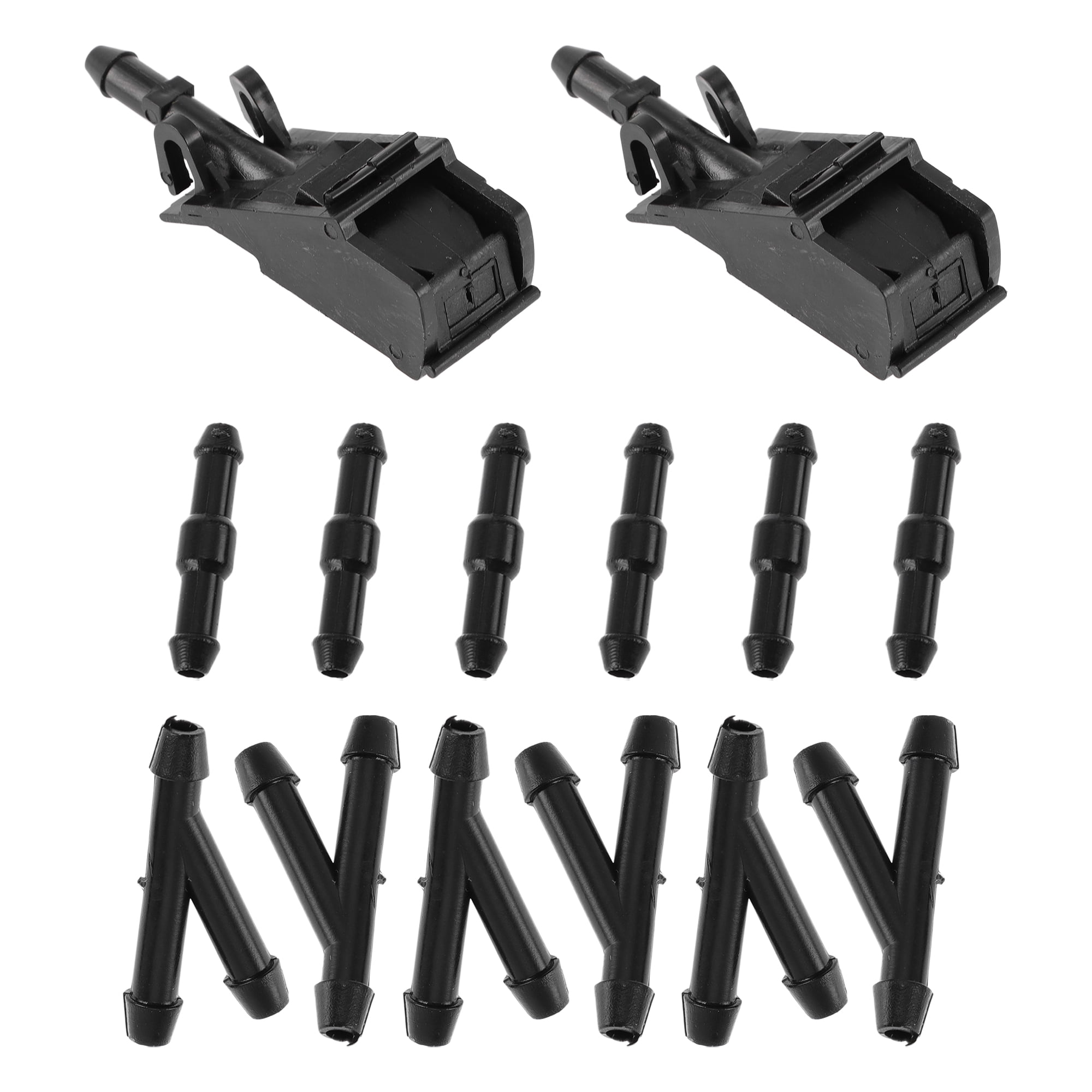 Unique Bargains Windshield Washer Nozzle w/ Hose Connector for ...