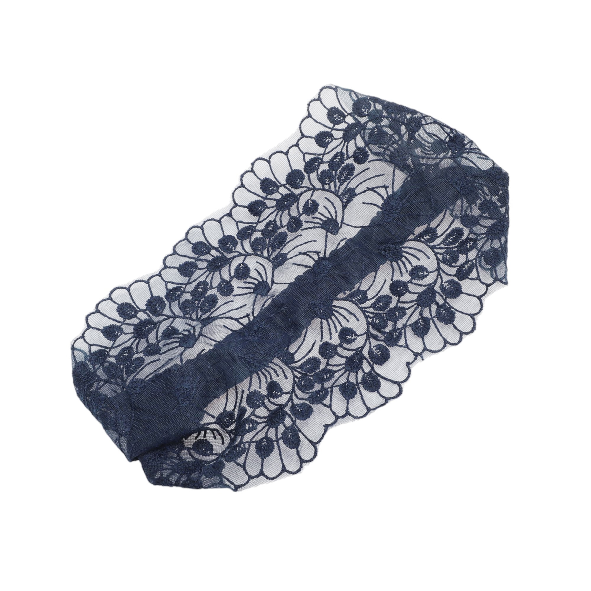 Unique Bargains Women's 1pc Fashion Embroidery Wide Headwrap 9.45"x5.71 ...