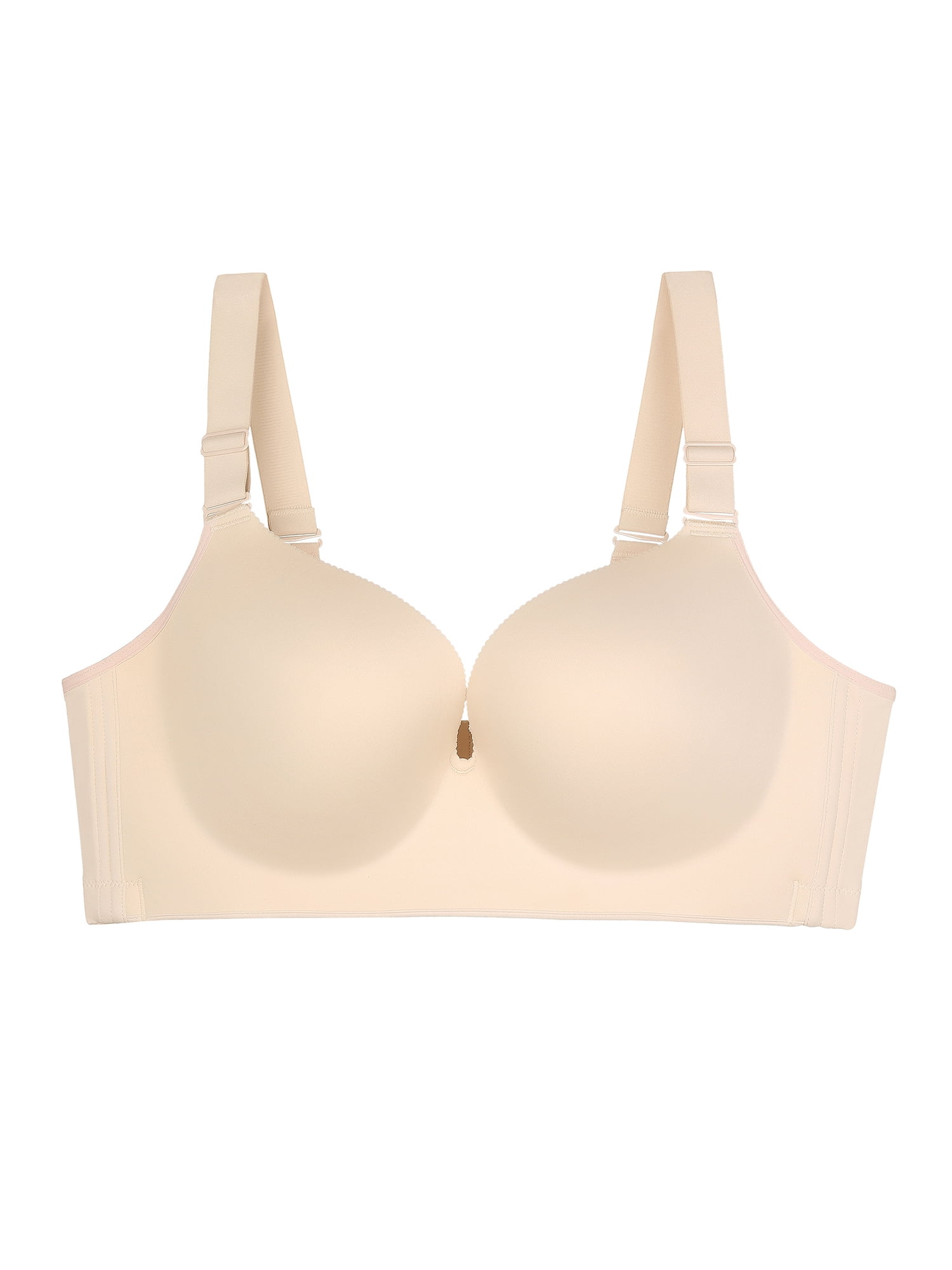 Unique Bargains Women's Plus Full Figure Seamless Original Wire free ...