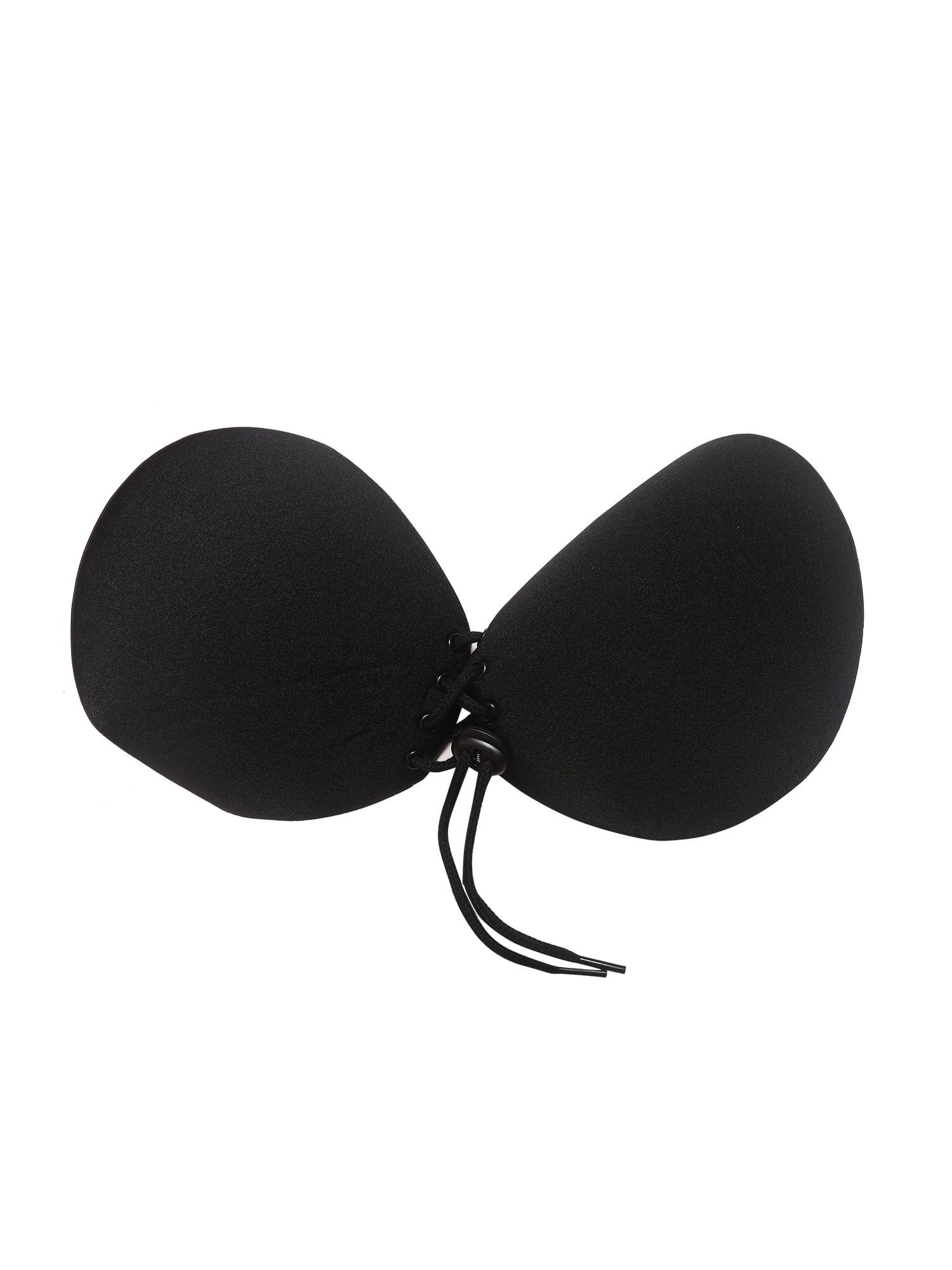 Unique Bargains Women's Strapless Push Up Backless Bras XS Black Round ...