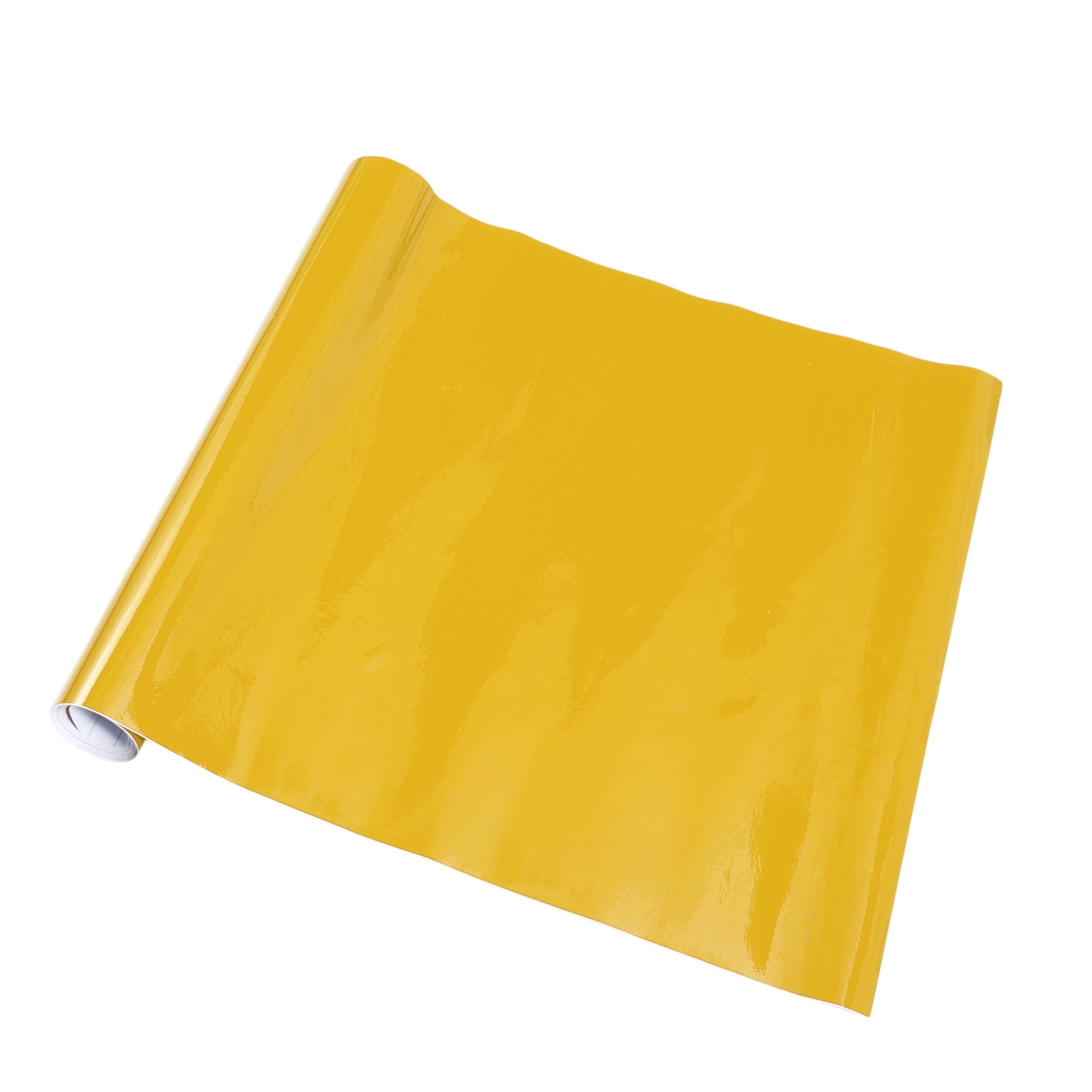 Unique Bargains Yellow Protective Car Wrap Film 0.98ft x 59.84inch ...