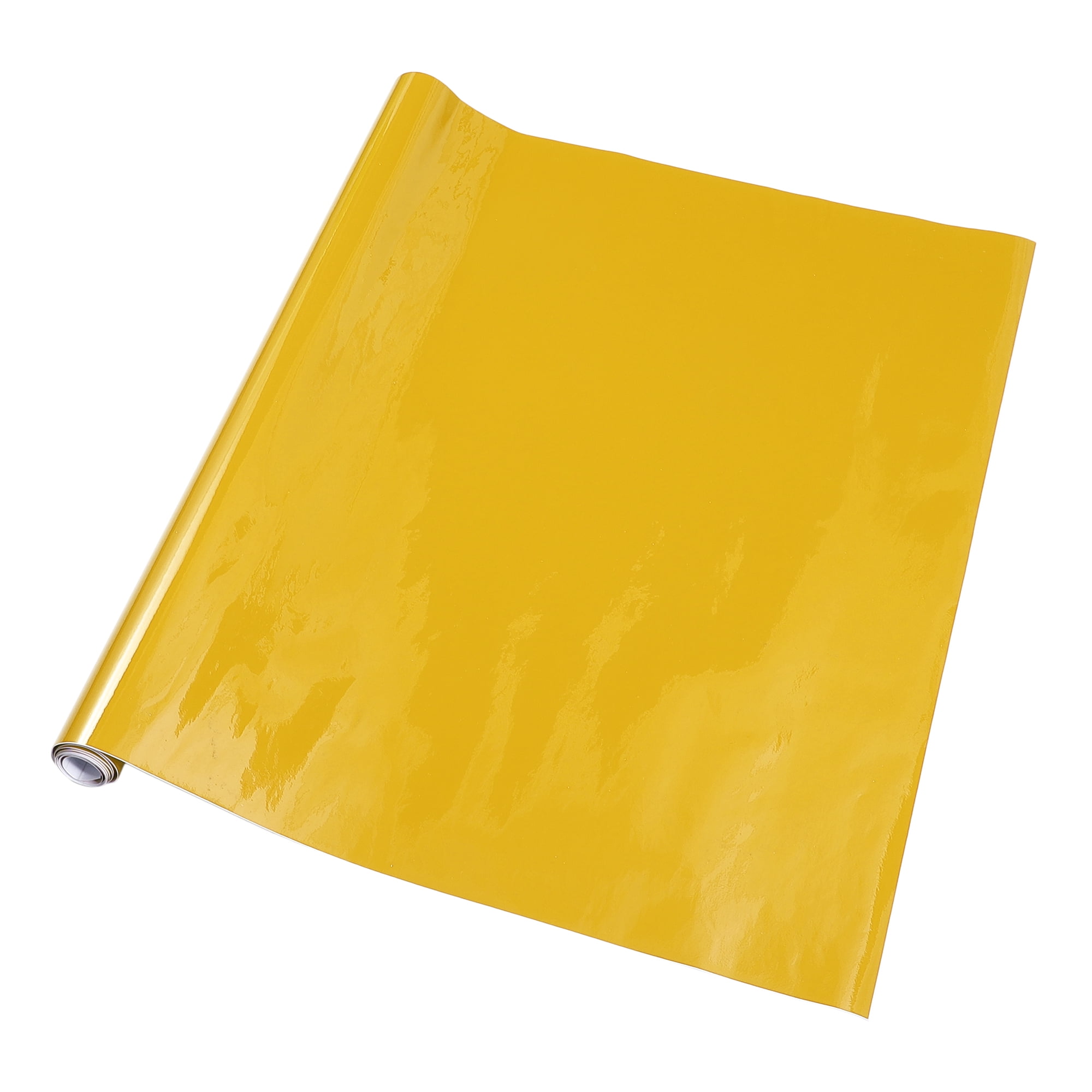 Unique Bargains Yellow Protective Car Wrap Film 1.97ft x 59.84inch ...