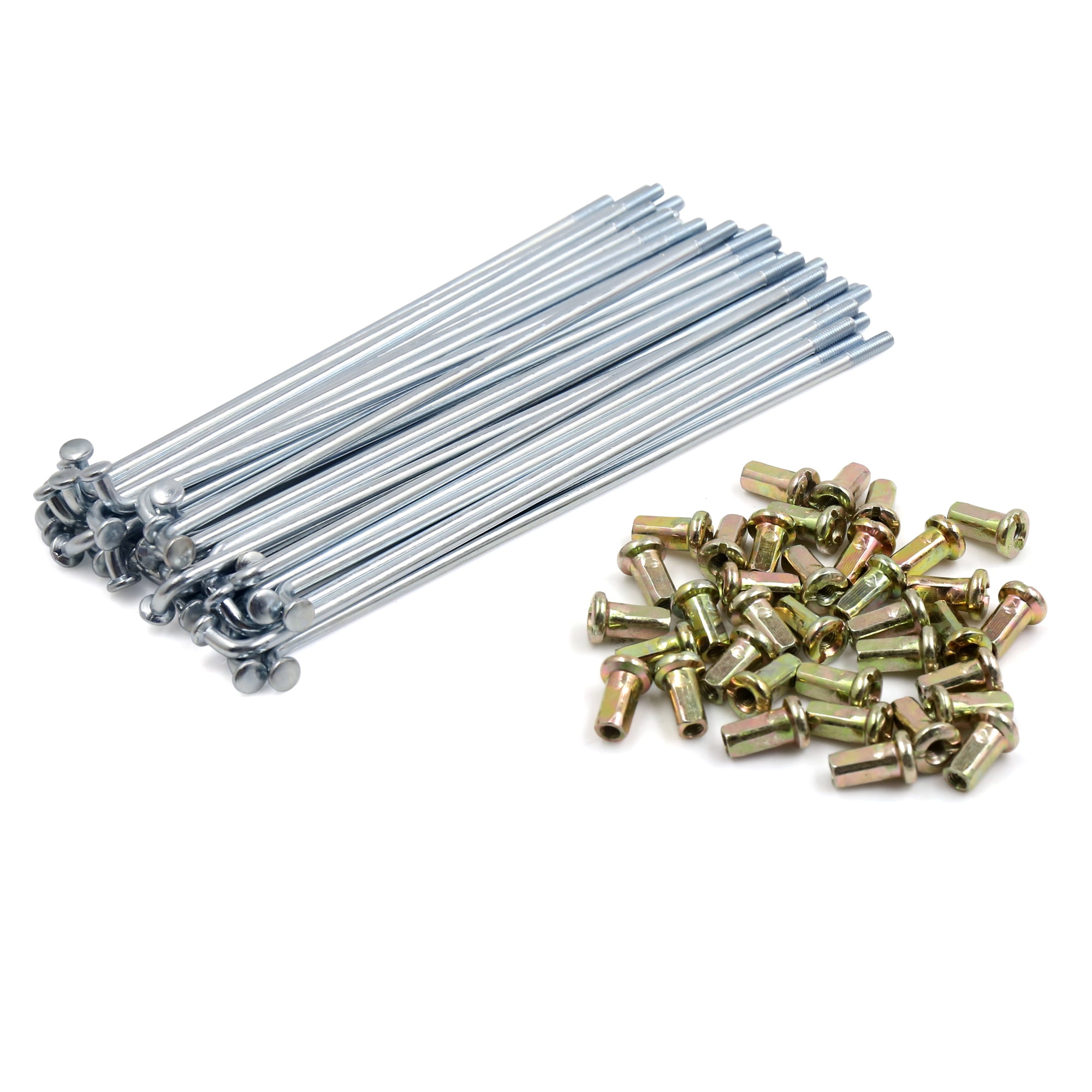 36 Sets Motorcycle Wheel Spoke, 150mm, 4mm Thread Dia, Metal with ...