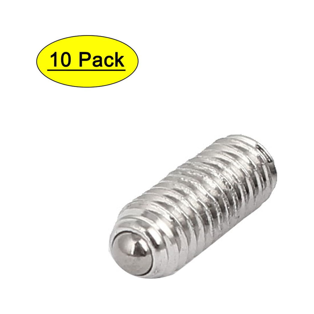 Unique BargainsM4x10mm 304 Stainless Steel Spring Hex Socket Ball Point ...