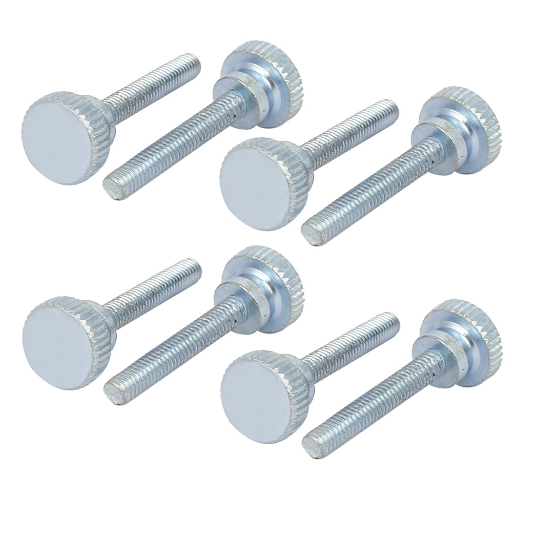 Unique BargainsM4x25mm Flat Knurled Head Fully Threaded Thumb Screws ...