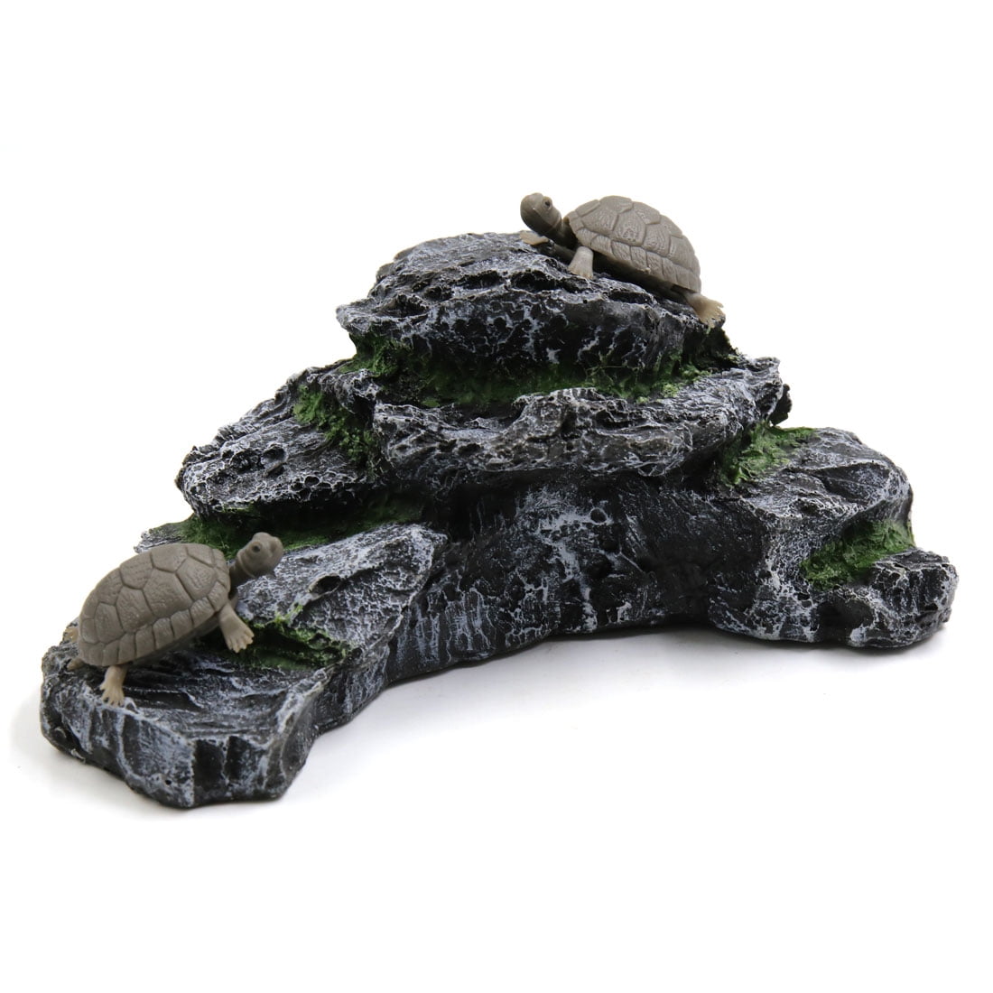 Unique BargainsResin Aquatic Turtles Climbing Rock for Ramp Aquarium ...