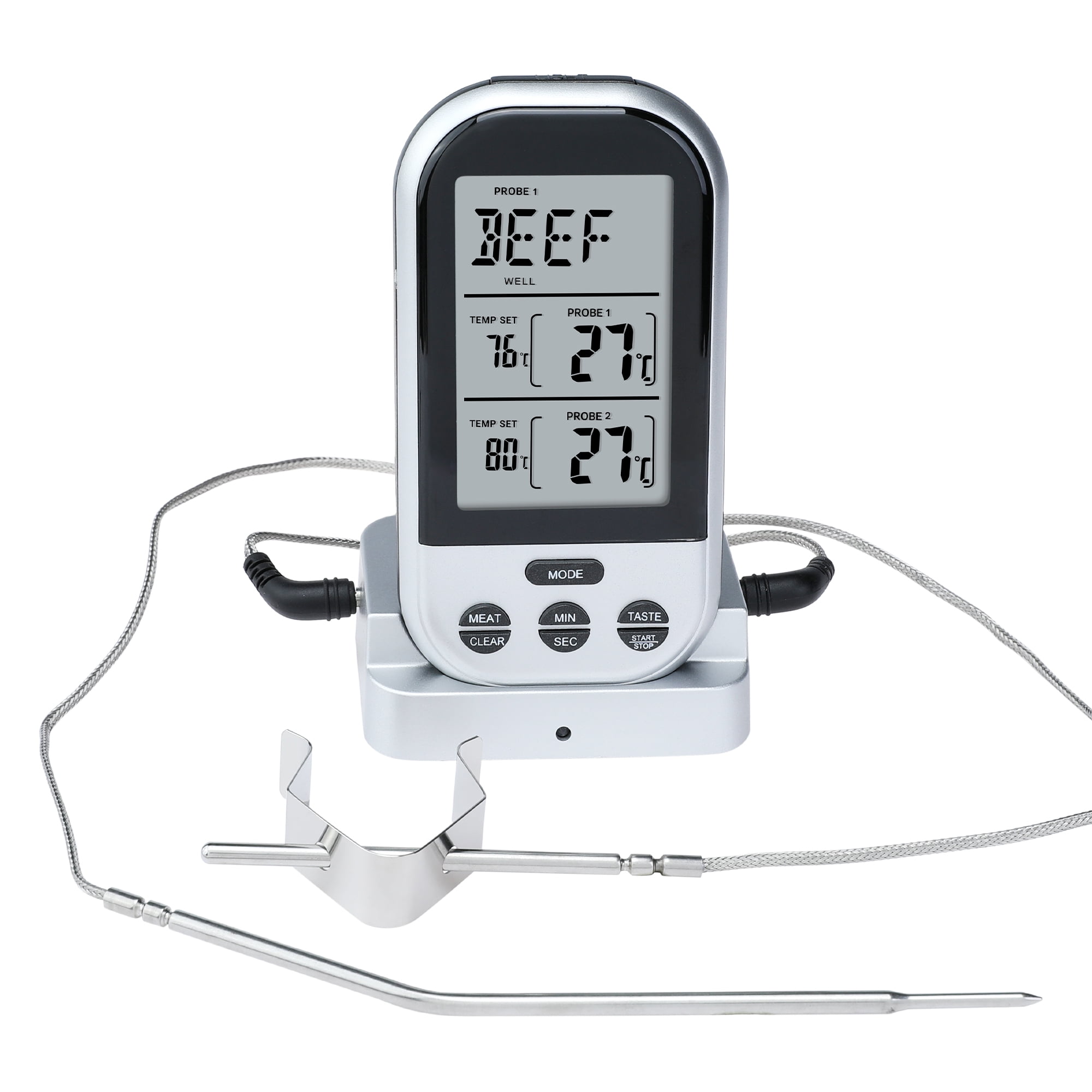 Unique Bargians Wireless Meat Thermometer Instant Read Food Thermometer ...