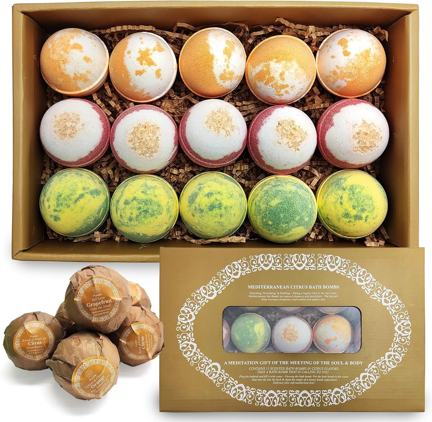 Mothers Day Bath Bomb Gift Set! Unique Moisturizing Bath Bombs for Mom ...
