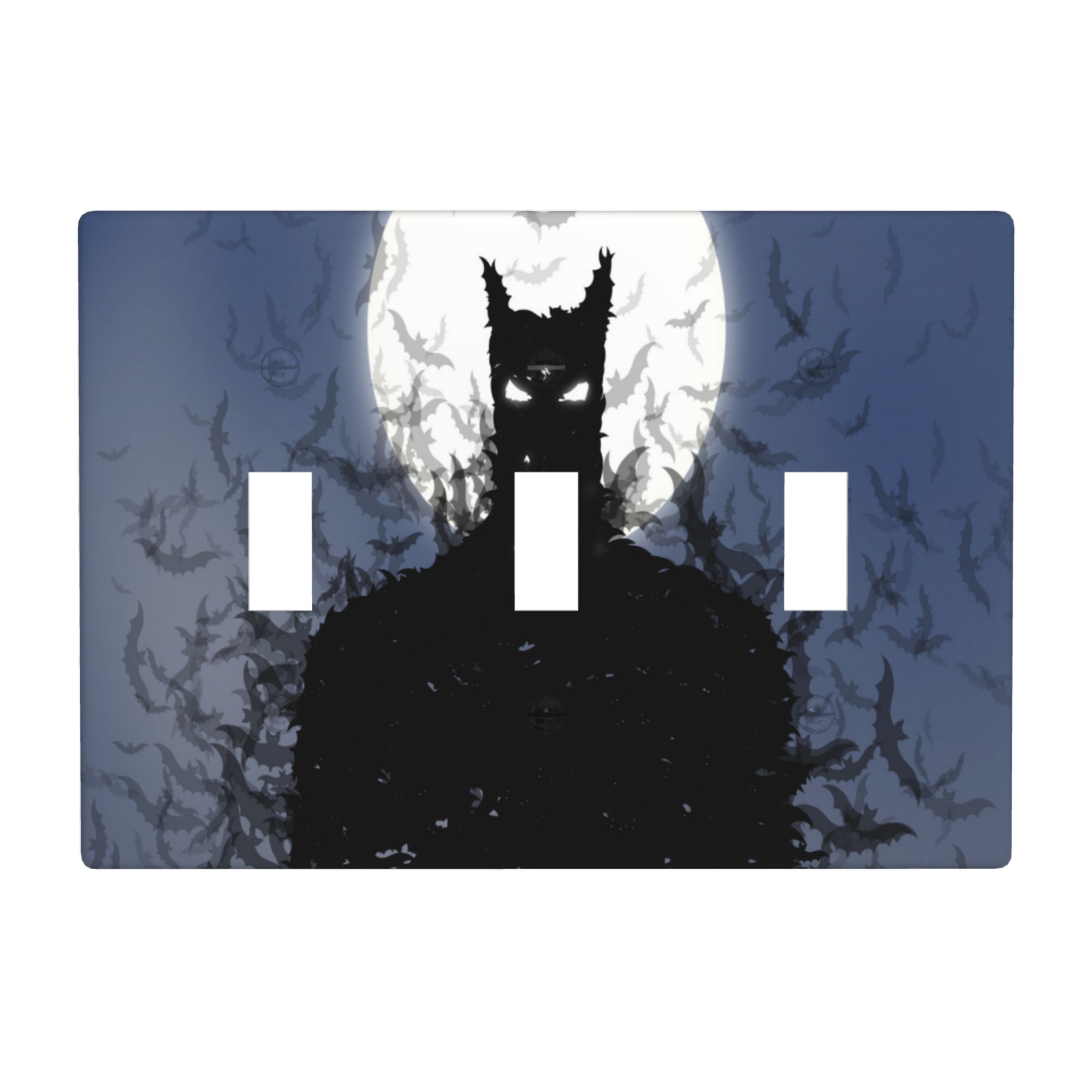 Unique Batman Cartoon - Themed Triple Toggle Switch Decorative Panel ...