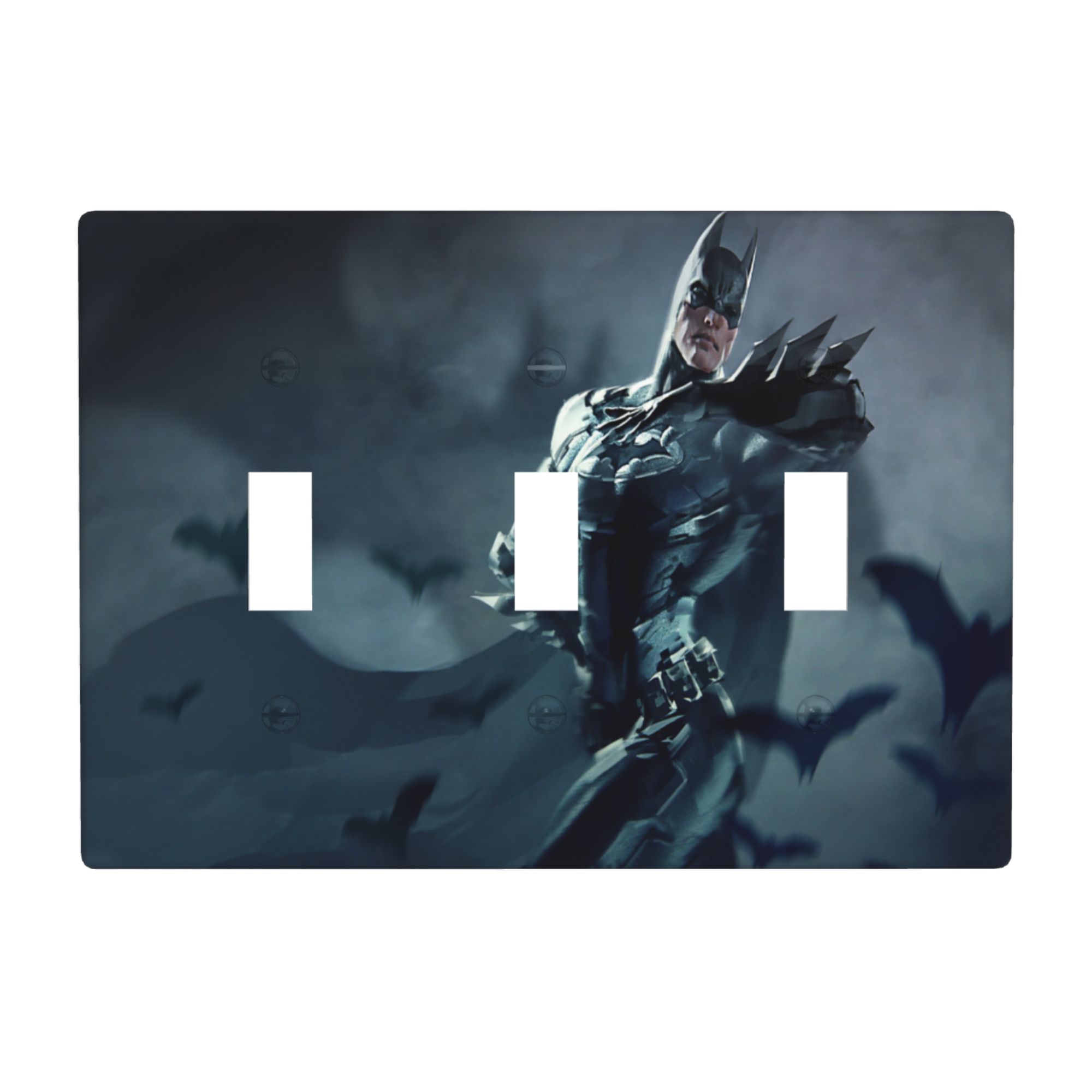 Unique Batman Cartoon - Themed Triple Toggle Switch Decorative Panel ...