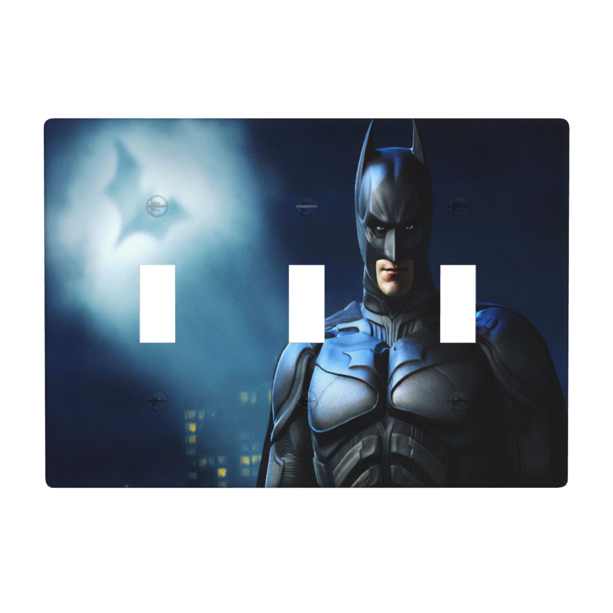 Unique Batman Cartoon - Themed Triple Toggle Switch Decorative Panel ...