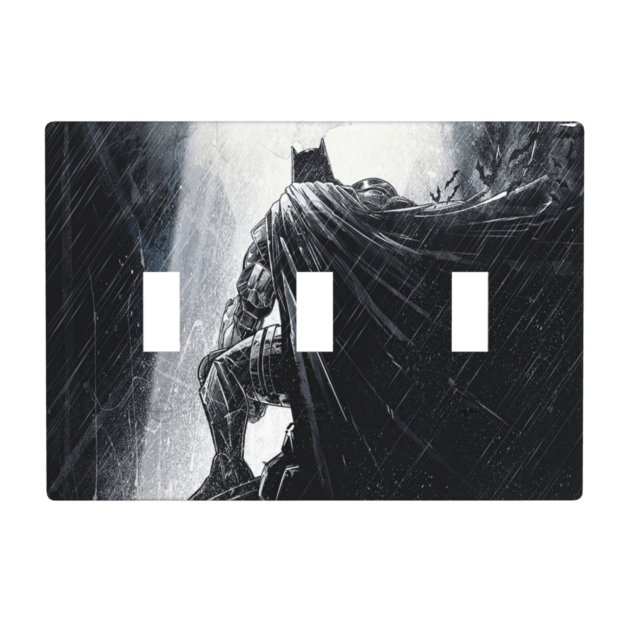 Unique Batman Cartoon - Themed Triple Toggle Switch Decorative Panel ...