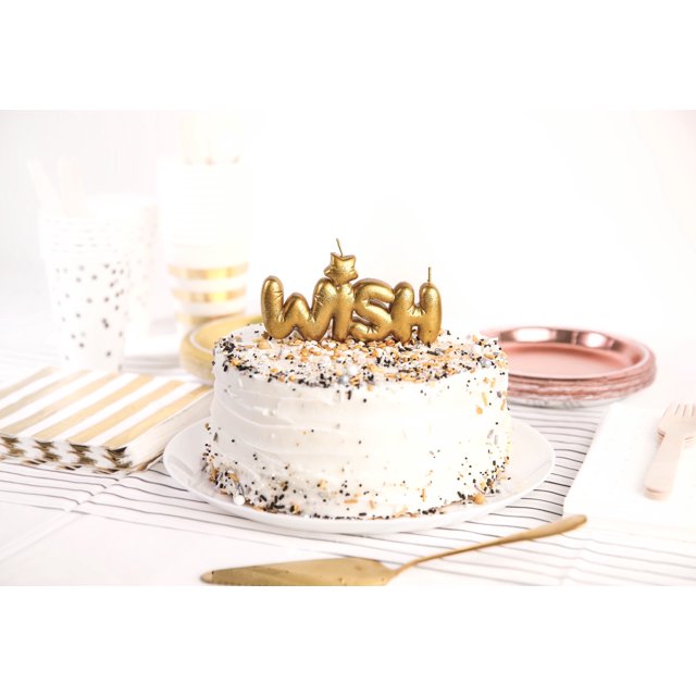 Unique Birthday Cake Candle for all ages, WISH Balloon Candle and Cake ...
