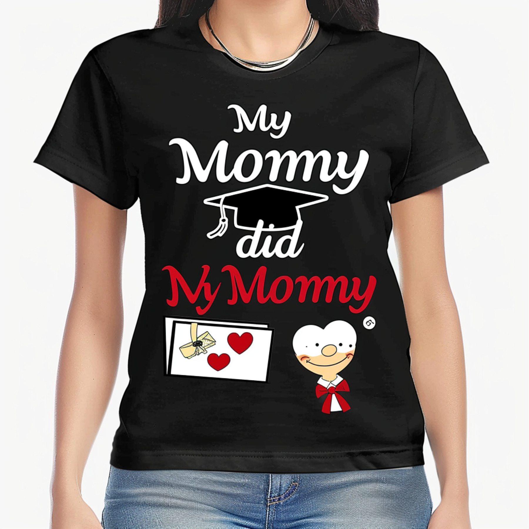 Unique Black T Shirt: Celebrate Your Son's Graduation with a Twist My ...