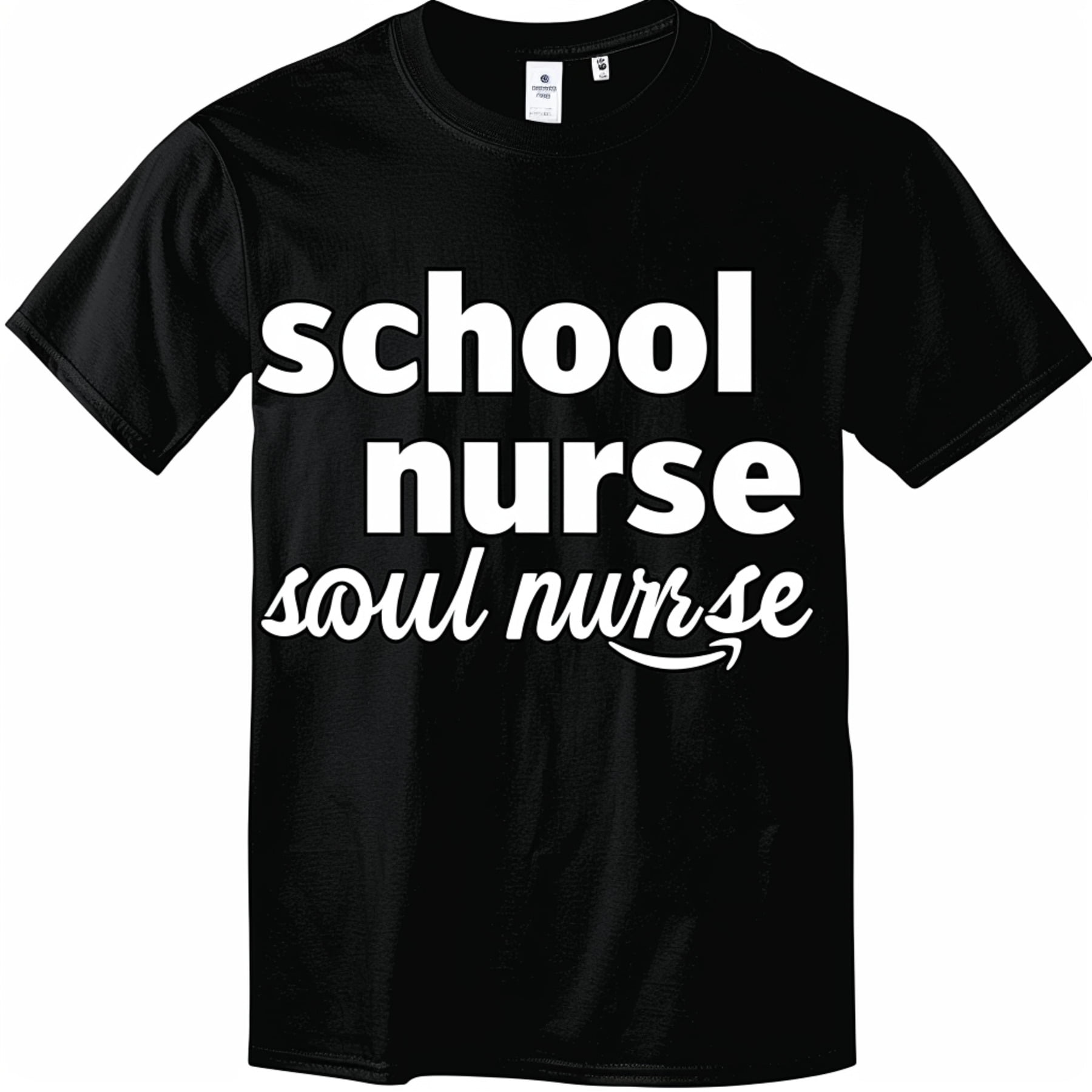 Unique Black T Shirt with Fun Definition Print and Cool School Liquid ...