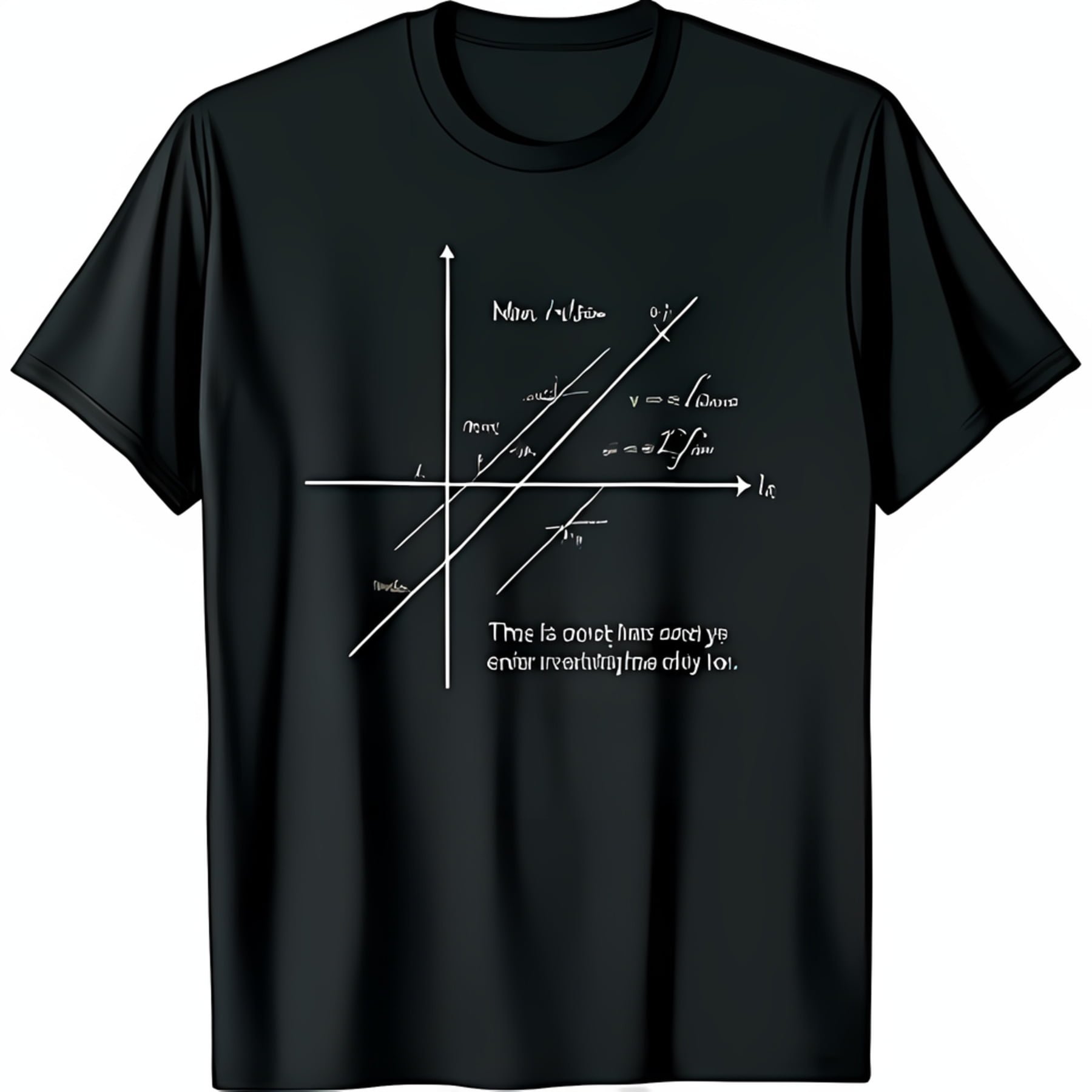 Unique Black T-Shirt with Handwritten Graphic Later vs Now Plot Design ...