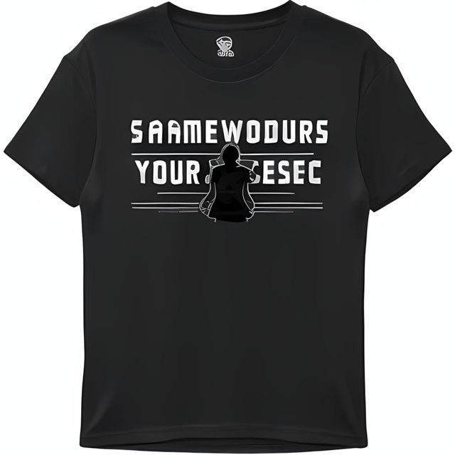 Unique Black T-Shirt with Retro Video Game Characters Playing SA ...