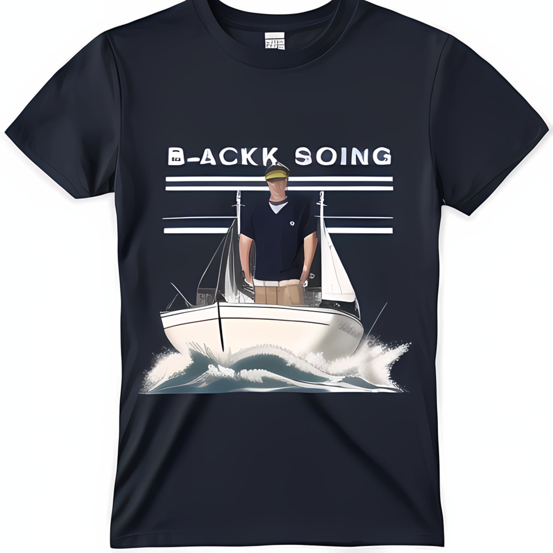 Unique Blue T-Shirt with 'BLACK SOING' Graphic of Frank Instead of ...