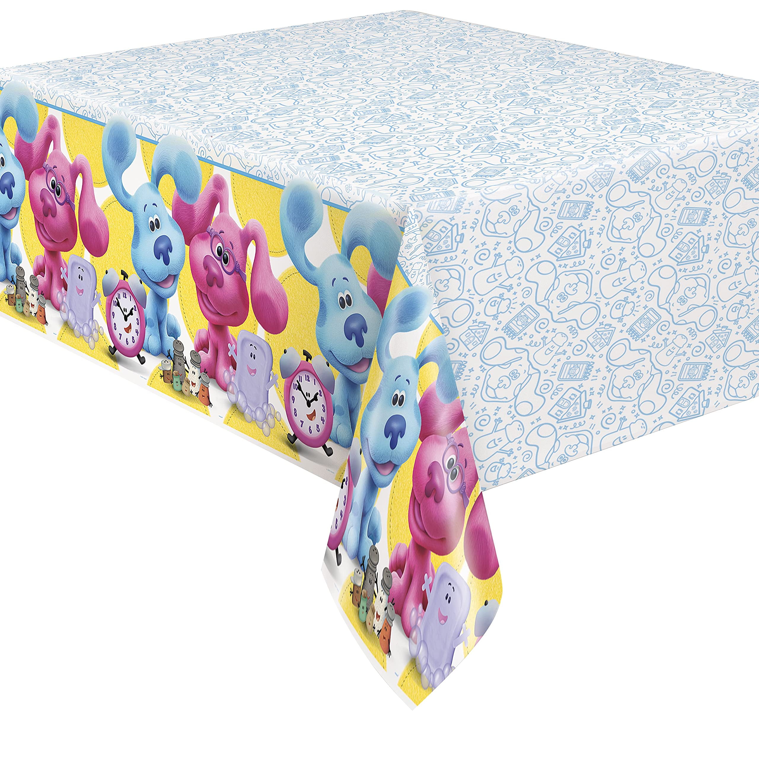 Unique Blue's Clues Plastic Tablecover Table Cover, 54" X 84 ...