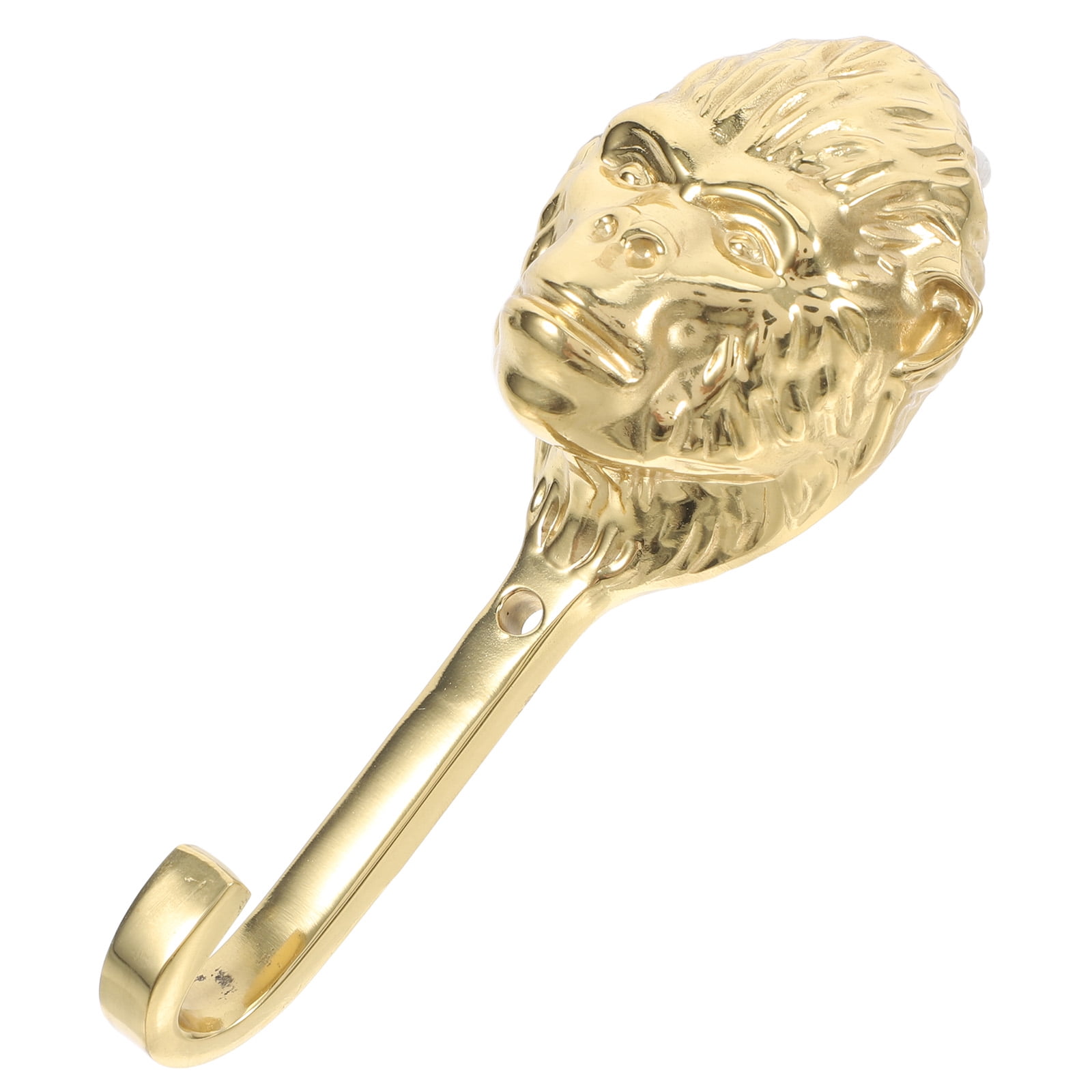 Unique Brass Animal Wall Hook Golden Heavy Duty Gorilla Head Hook with ...