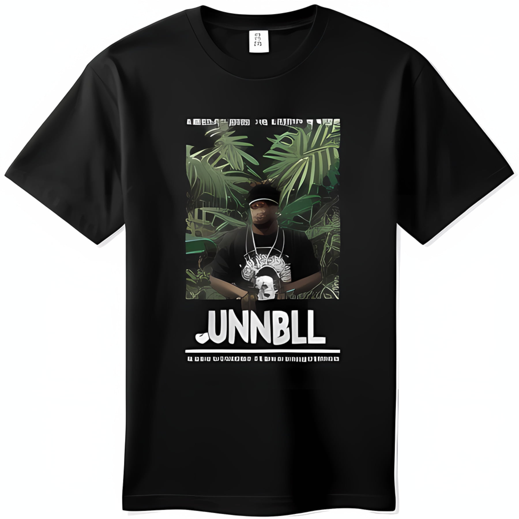 Unique Capybara & Design on Black T-Shirt Detailed Illustration of ...