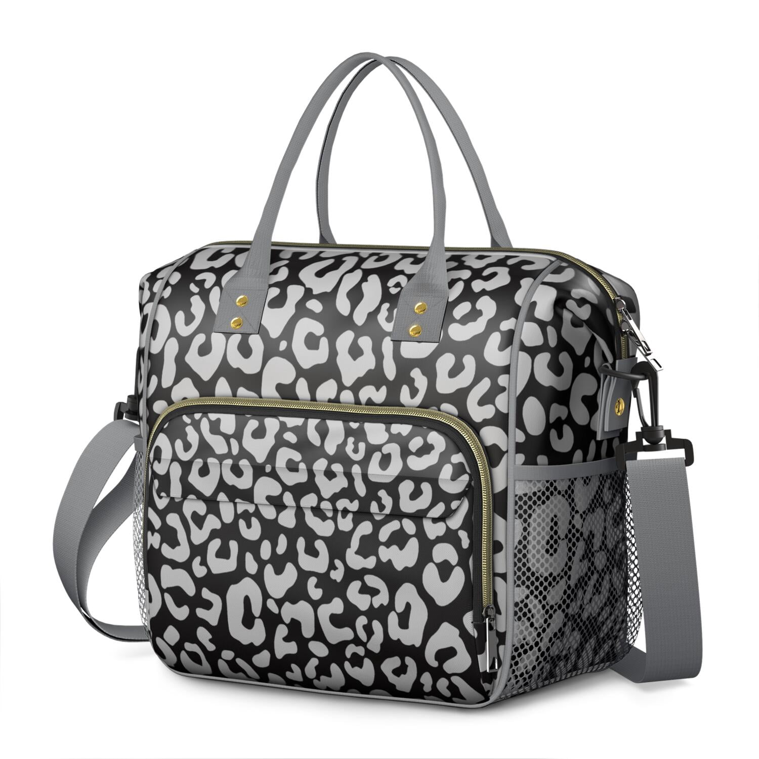 Unique Cheetah Pattern Large Lunch Bag - Leakproof Cooler Tote with ...