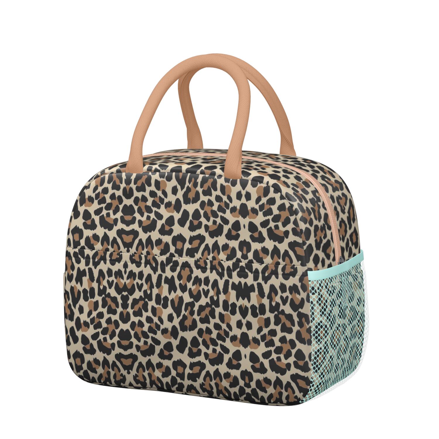 Unique Cheetah Spots Insulated Lunch Bag – Reusable Thermal Cooler Tote ...