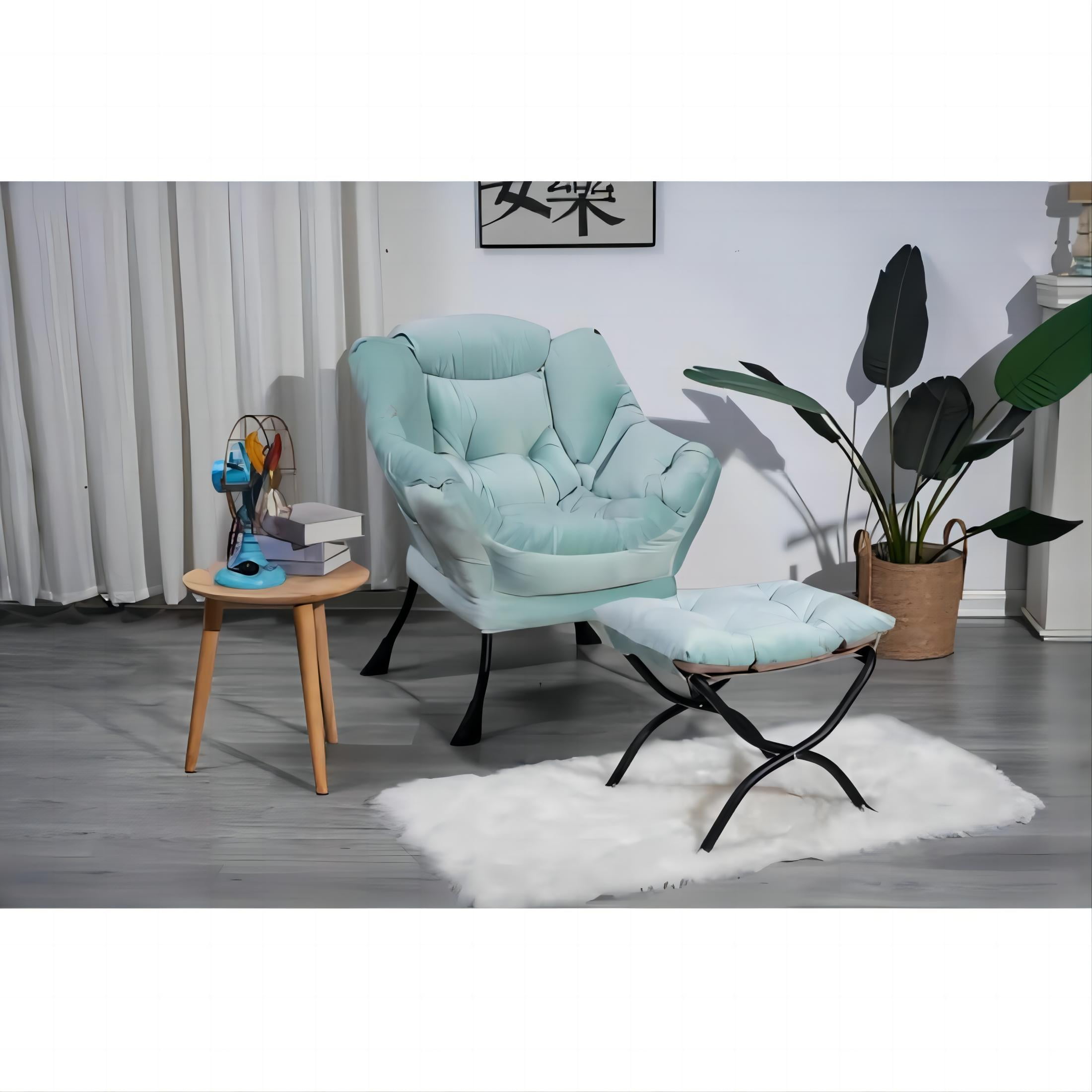 Unique Choice Living Room Chairs Fabric Lazy Chair, Accent Contemporary ...