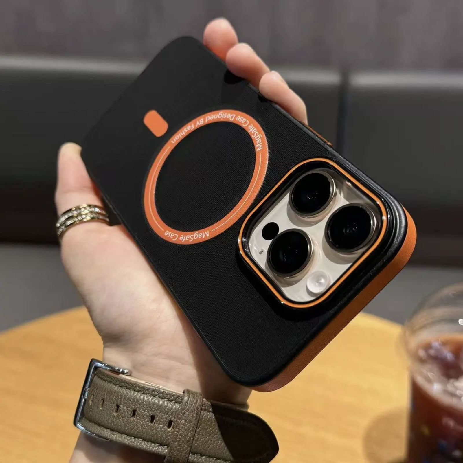 Unique Color-Blocking Design for iPhone 13 Pro Max Magnetic Case, Ultra ...