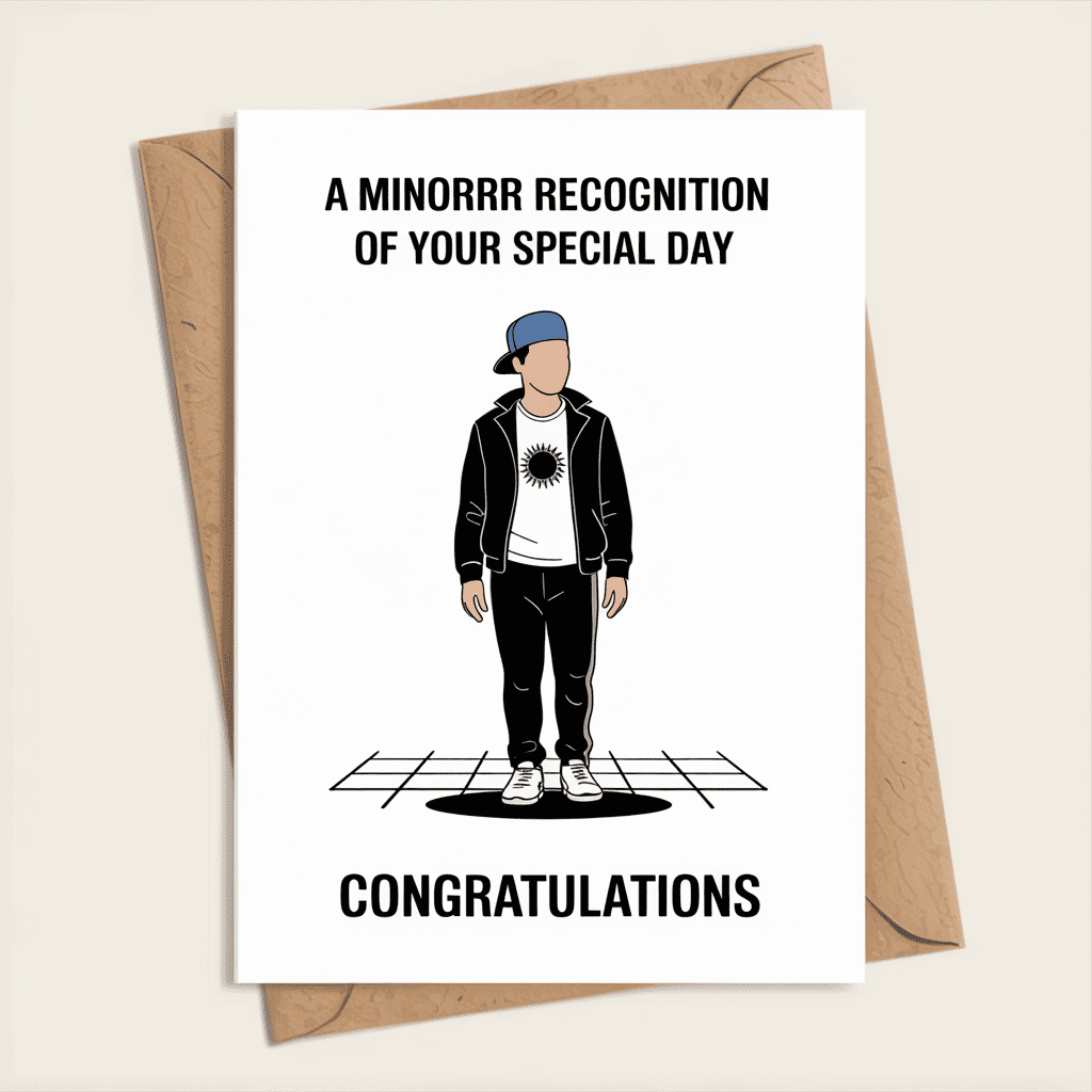 Unique Congratulations Greeting Card - Fun Illustration for Special ...