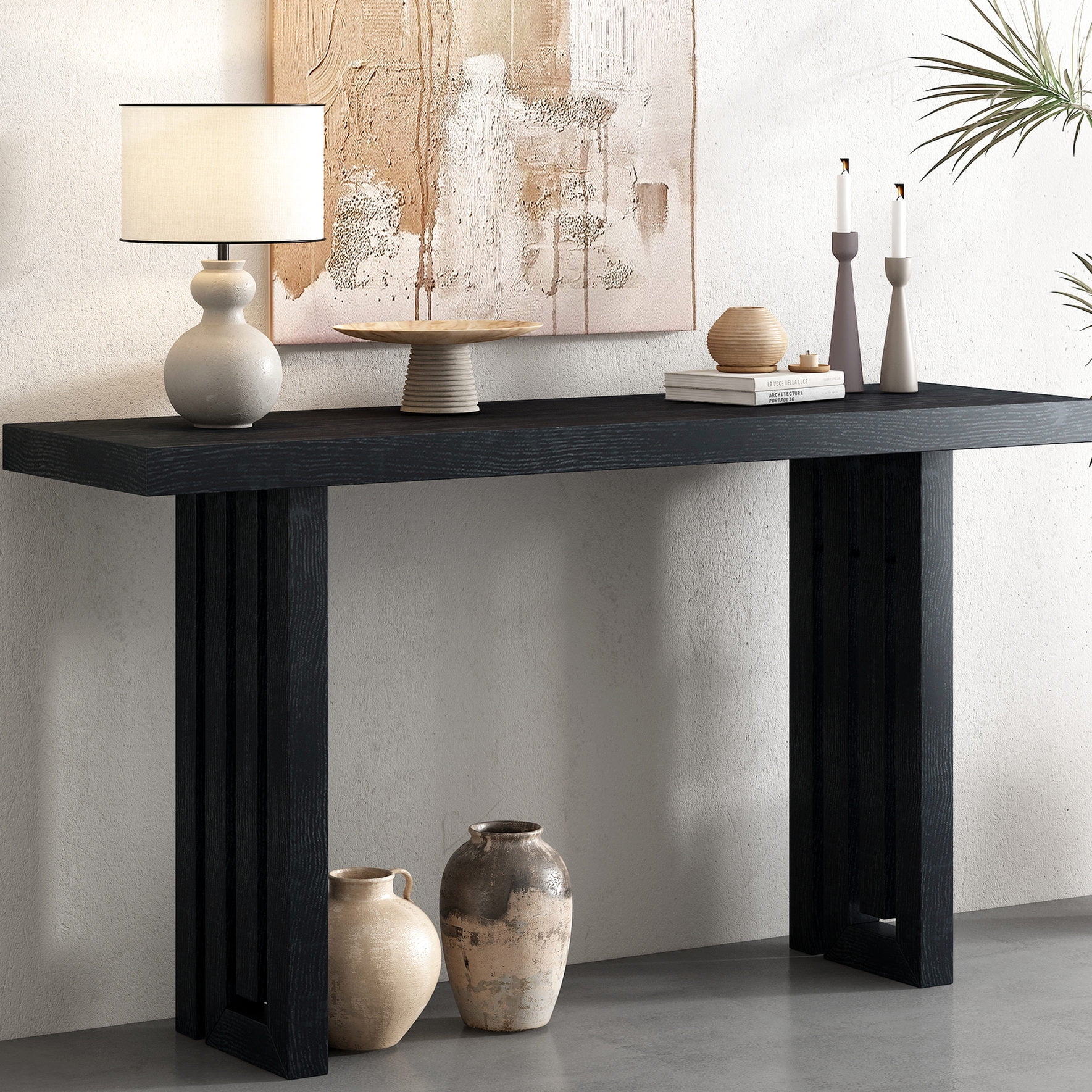 Console Table with Oak Veneer / Versatile Placement in Residential ...