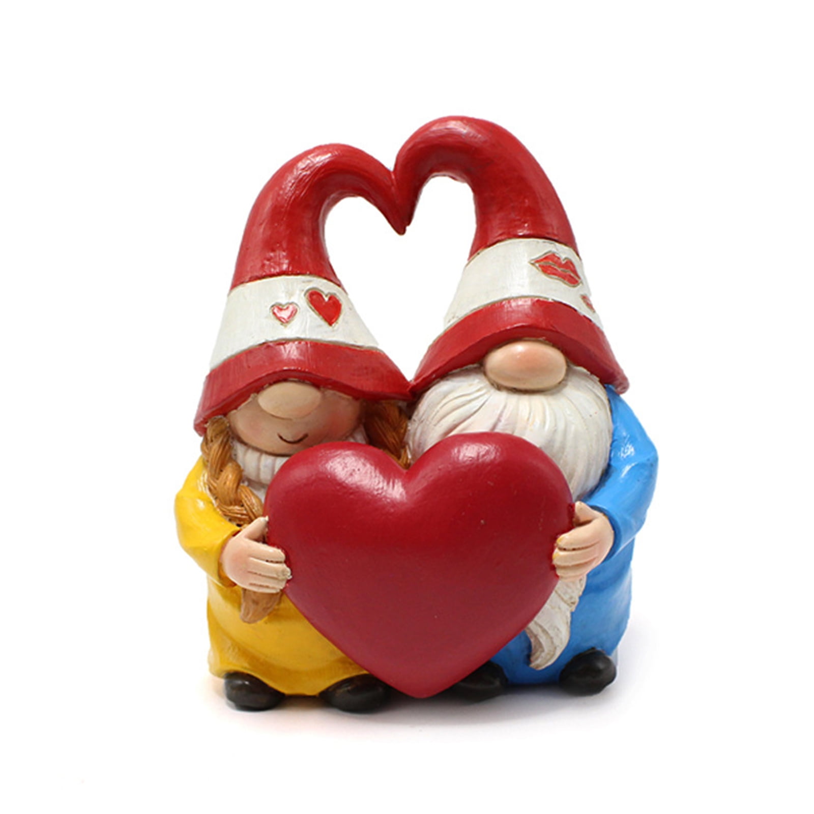 Unique Couple Figurines Love and Heart Gnomes Figurines Intriguing and ...