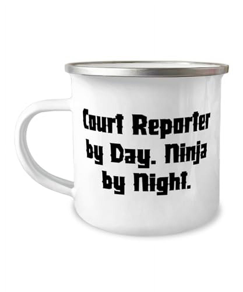 Unique Court reporter Gifts, Court Reporter by Day. Ninja by Night ...