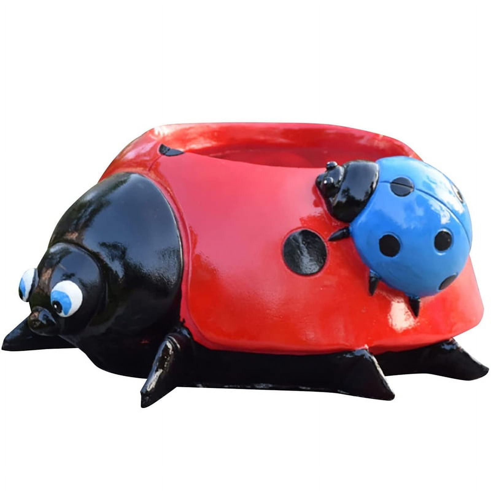 Unique Cute Ladybug Planter, Garden Succulent Cactus Pot for Home and ...