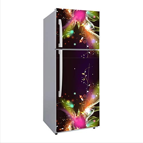 Unique Decals Decorative 3D Multicolour Flowers ligting and Shining ...