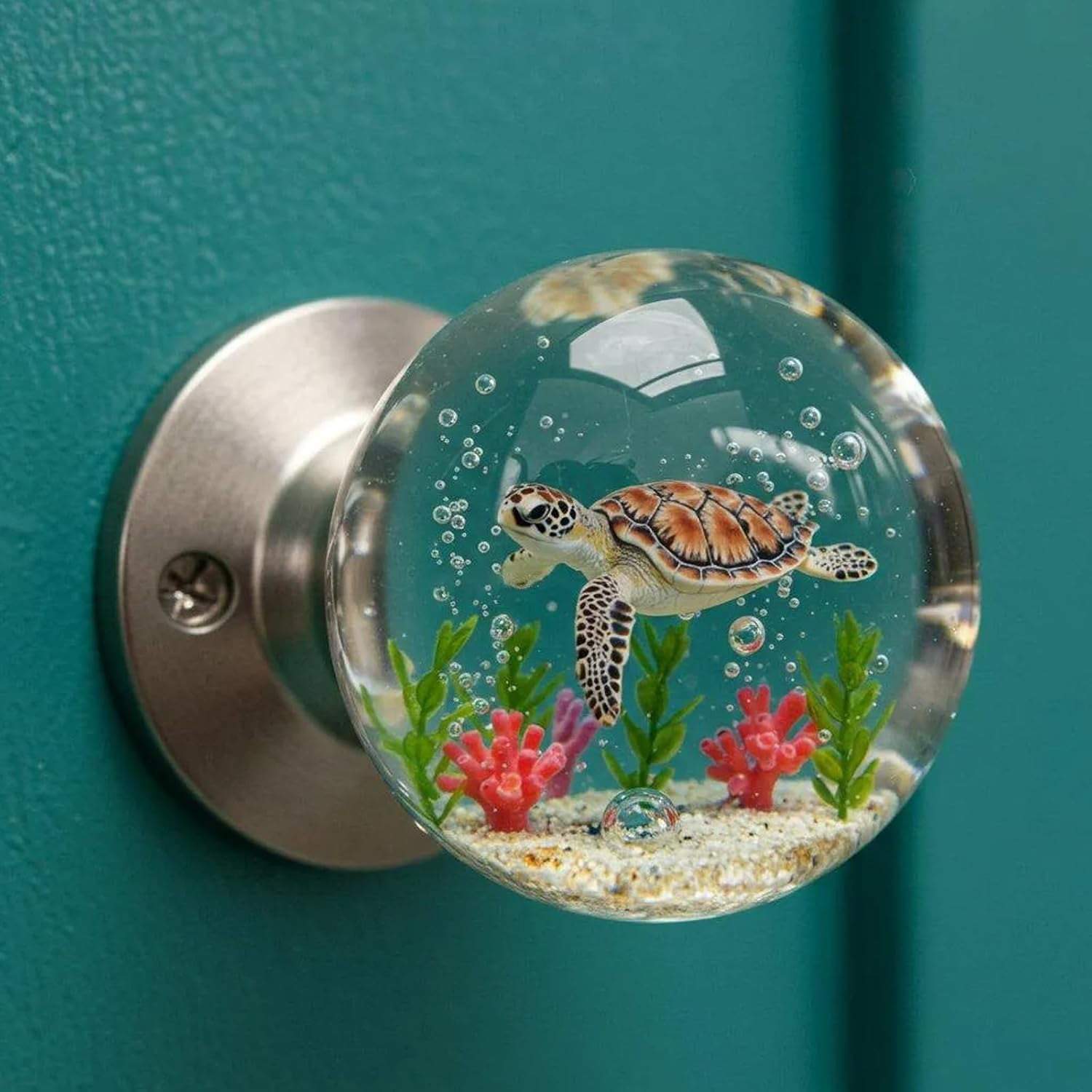 Unique Decorative Door Handle, Nature Style Transparent Animals Doorknob, Creative Artistic ...