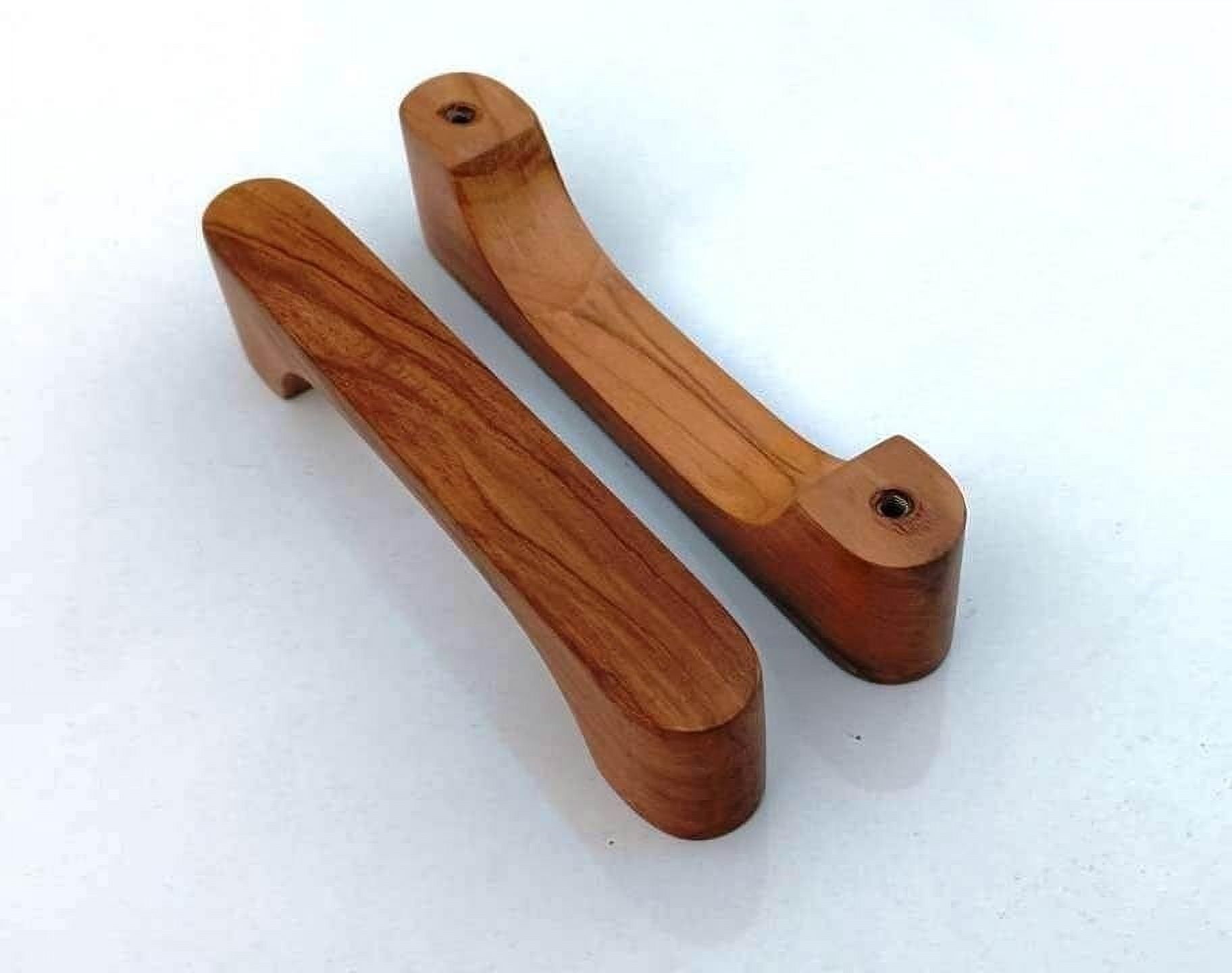 Unique Designed Natural Teak Wooden Handle, Solid Teak Wood for ...