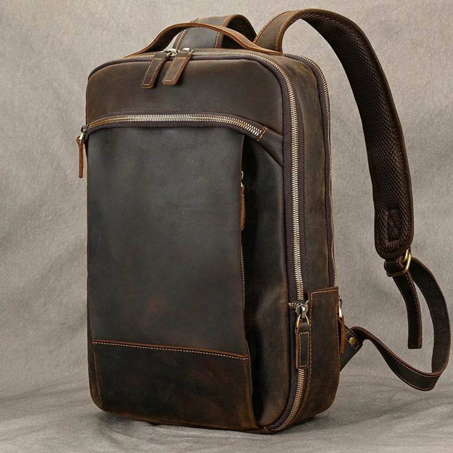 Unique Designer Leather Beetle Style Backpack for Men and Women ...