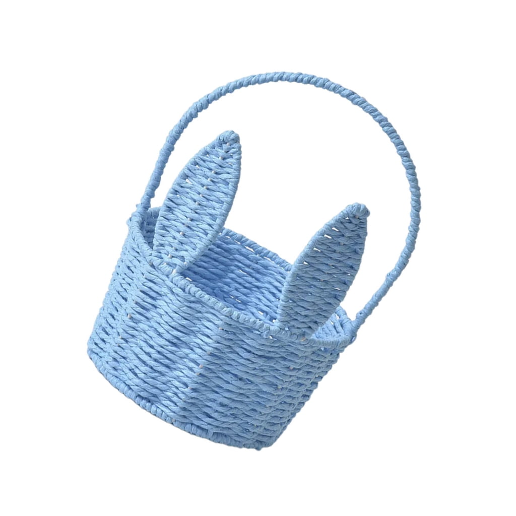 Unique Designs Lovely Rabbit Ears Handwoven Basket in for Decorative ...