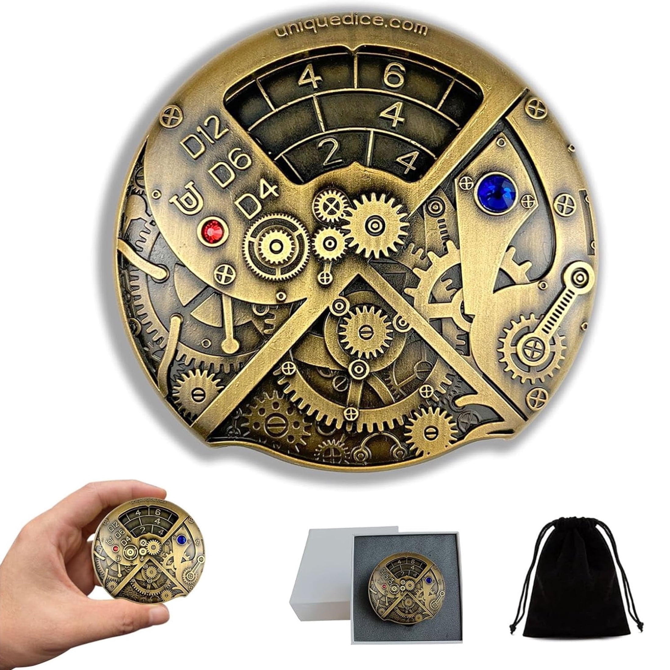 Roulette Dice Steampunk Dice Set, 1 Pack, Zinc Alloy - Walmart.com