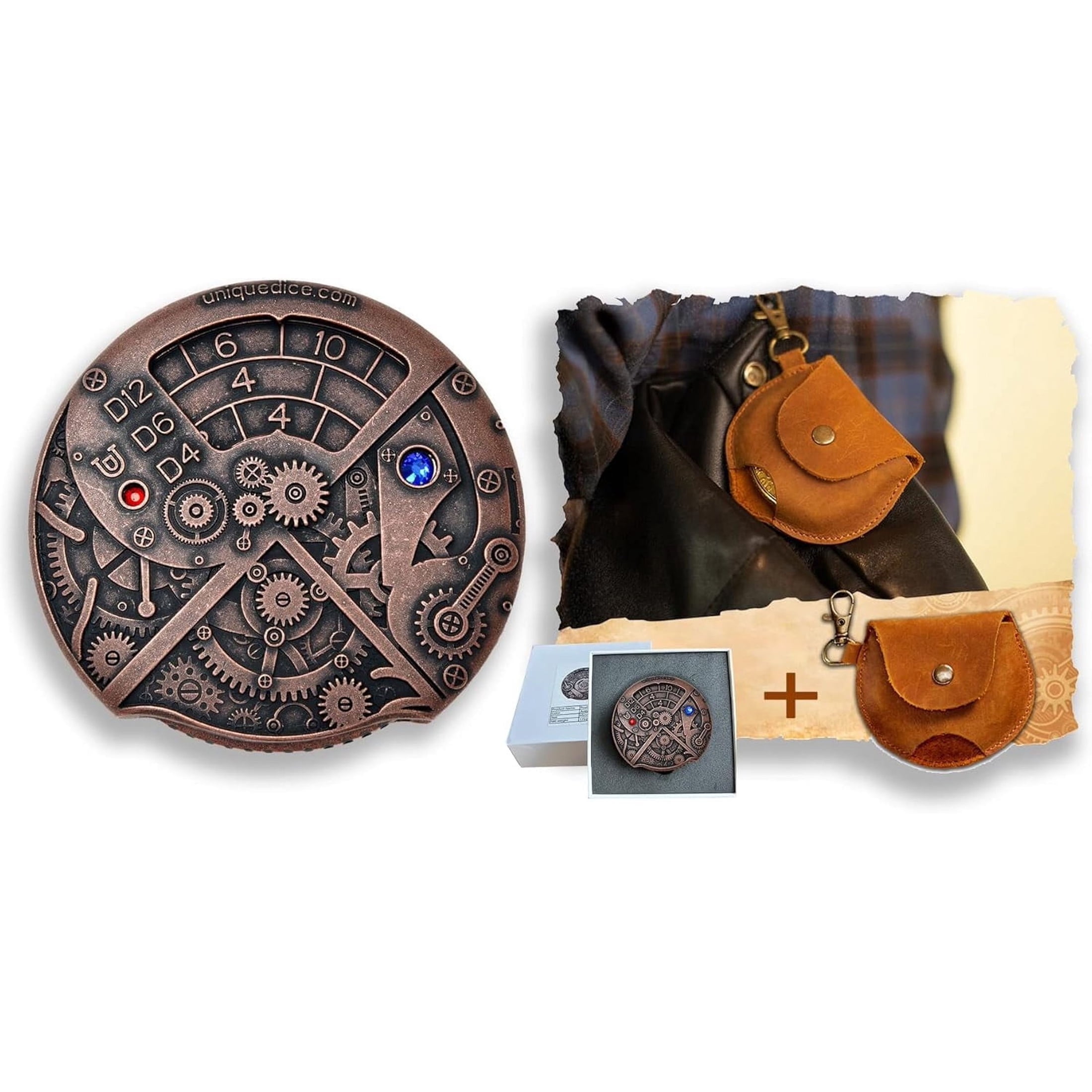 Roulette Dice Set, Steampunk Dice, D&D Dice, D20 Dice for Dungeons and ...